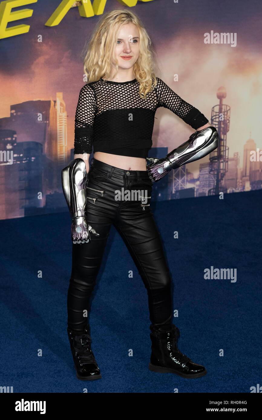 London, UK. 31st January, 2019. Tilly Locky - Bionic Girl - attends ...