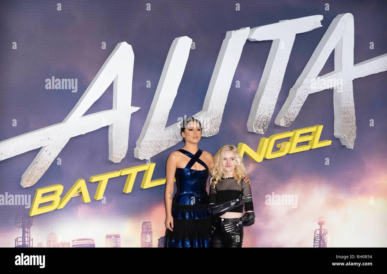 London, UK. 31st January, 2019. Rosa Salazar and Tilly Locky - Bionic ...