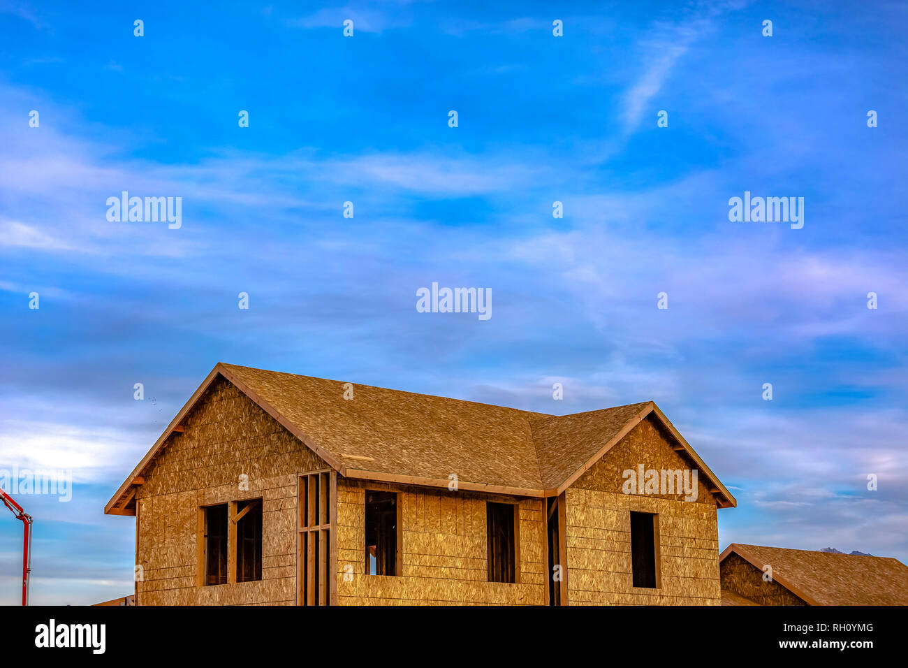 Construction of new home in Daybreak Utah Stock Photo - Alamy
