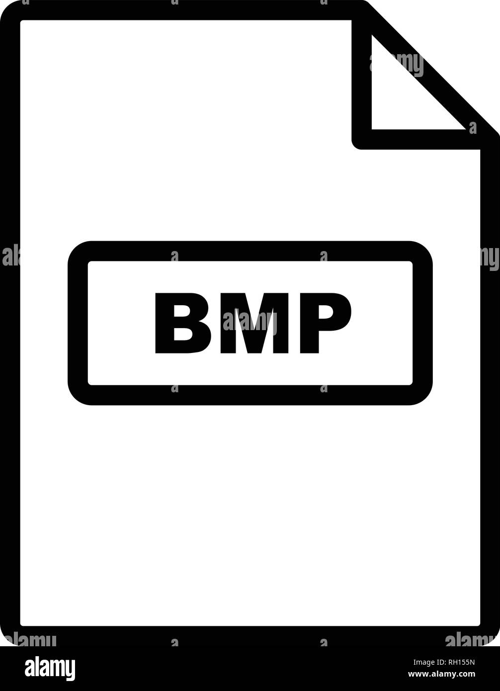 BMP Vector Icon Sign Icon Vector Illustration For Personal And ...