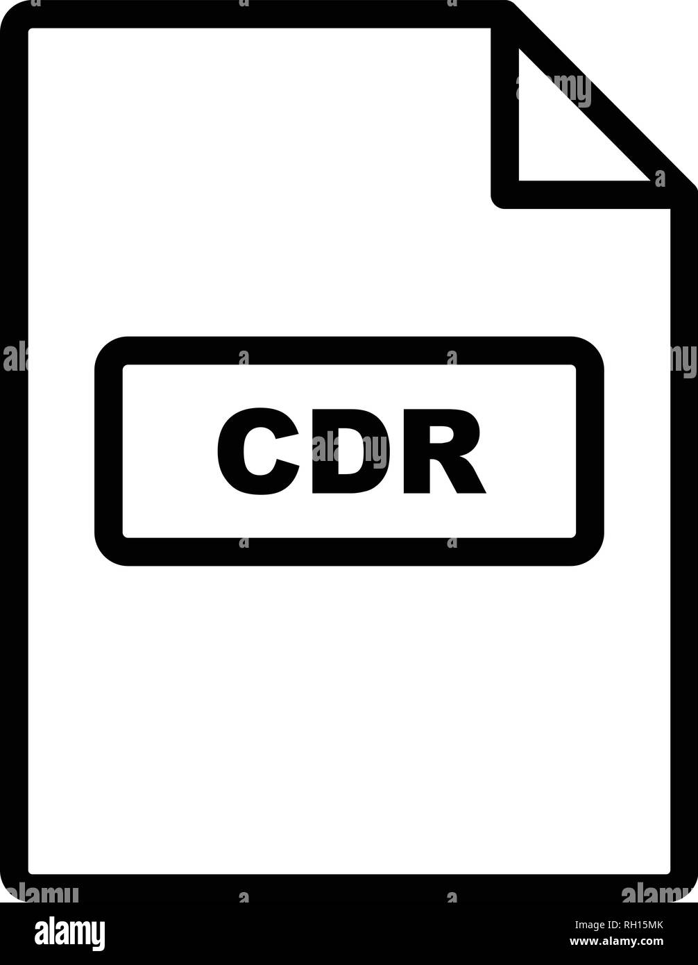 File type cdr Stock Vector Images - Alamy