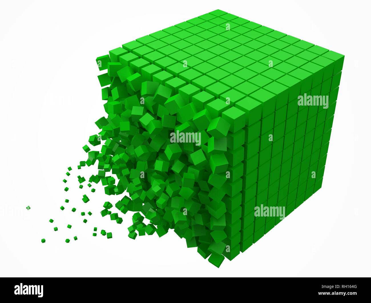 Green pixel hi-res stock photography and images - Alamy