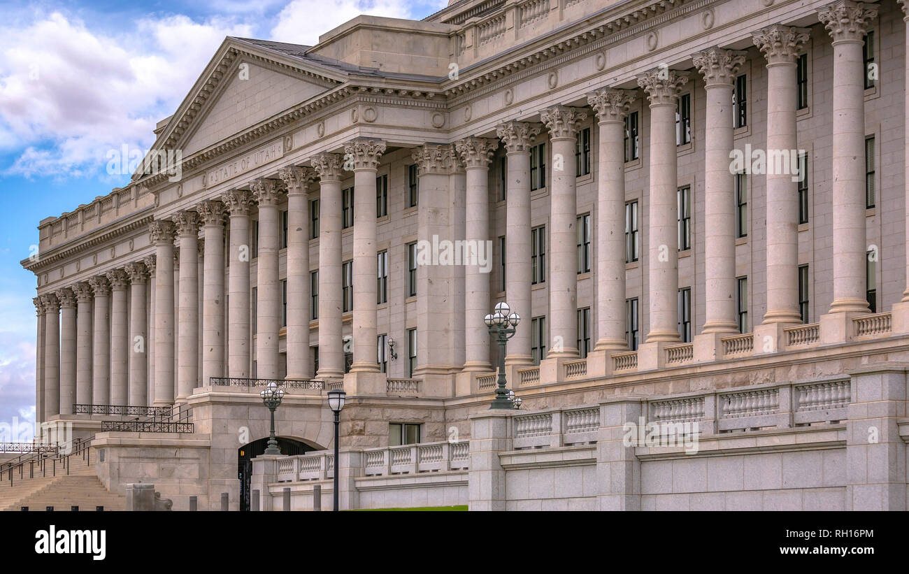 Facade of the historic Utah State Capital Building Stock Photo - Alamy