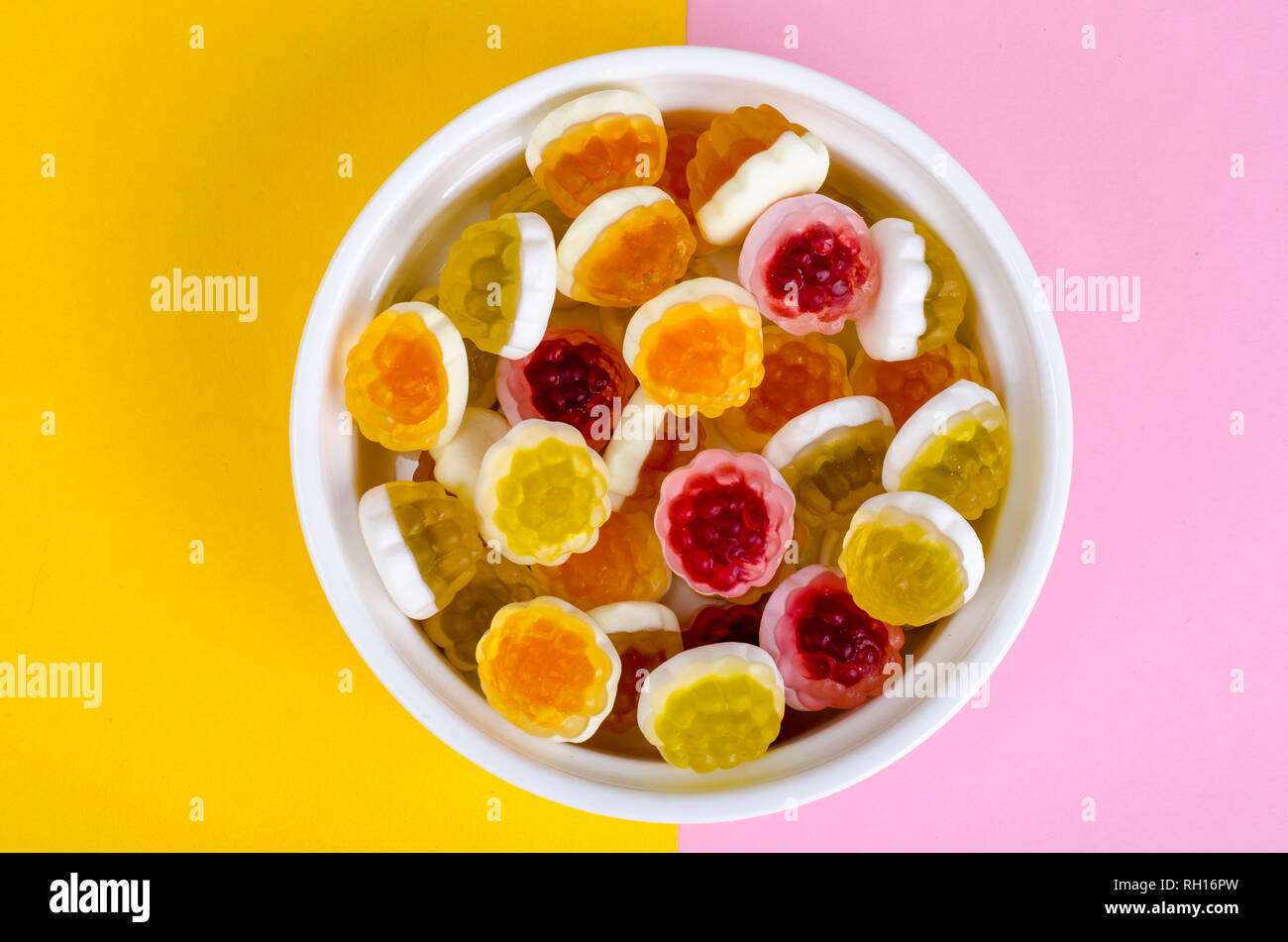 Colorful jelly bear candies set hi-res stock photography and images - Alamy