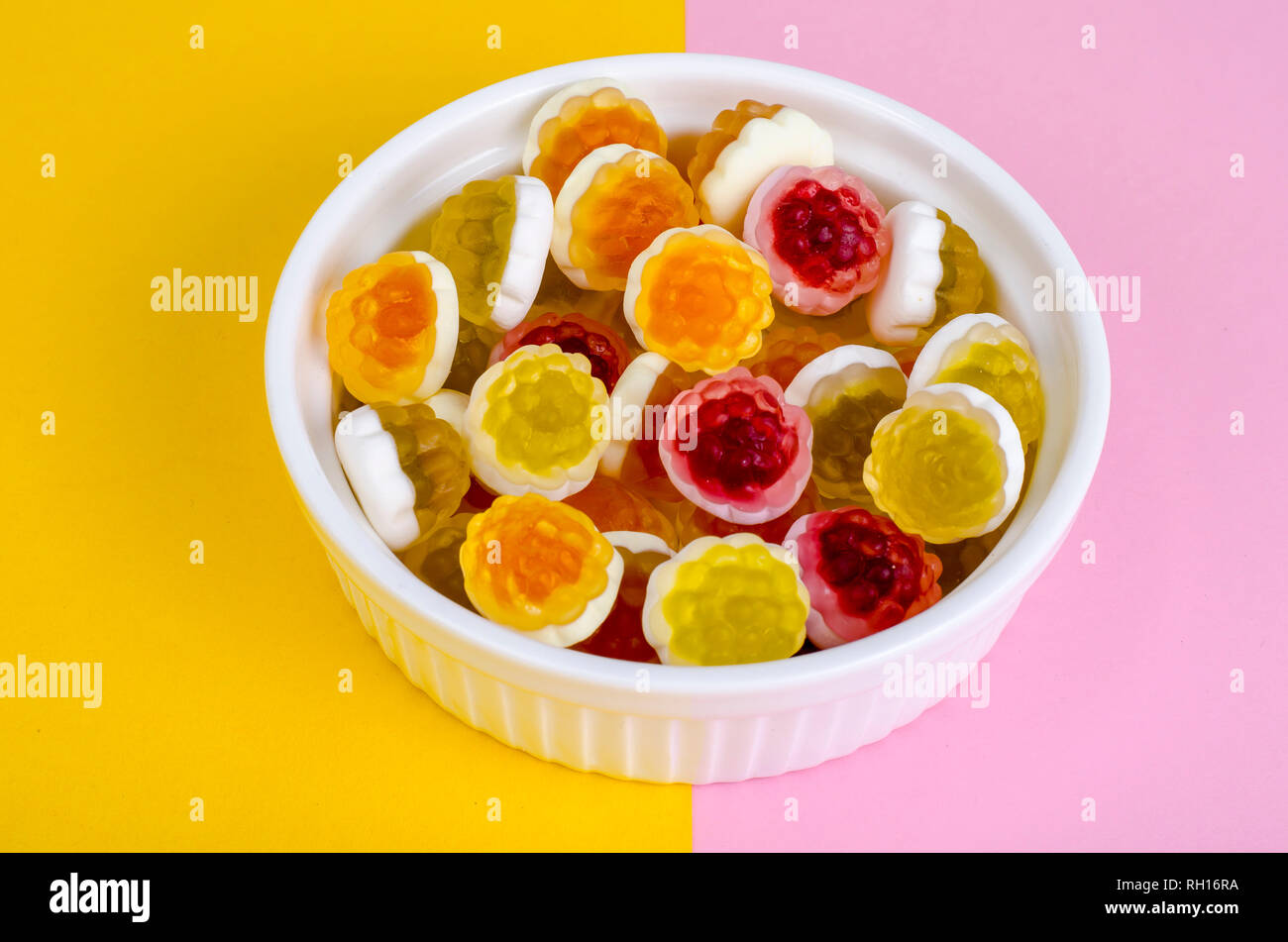 Colorful jelly bear candies set hi-res stock photography and images - Alamy
