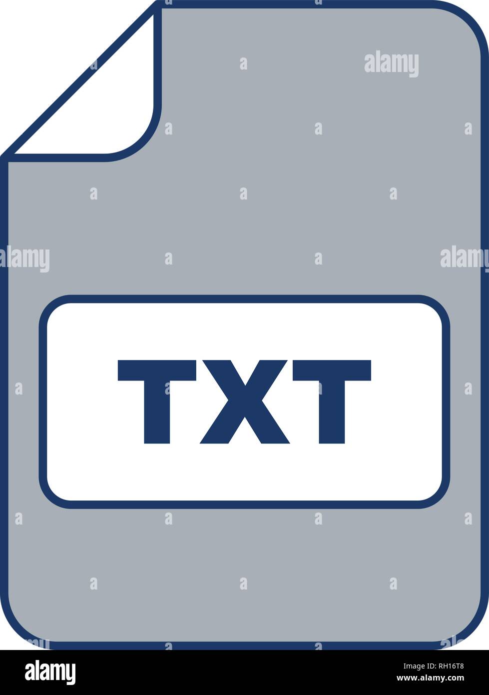 Txt icon text file format hi-res stock photography and images - Alamy