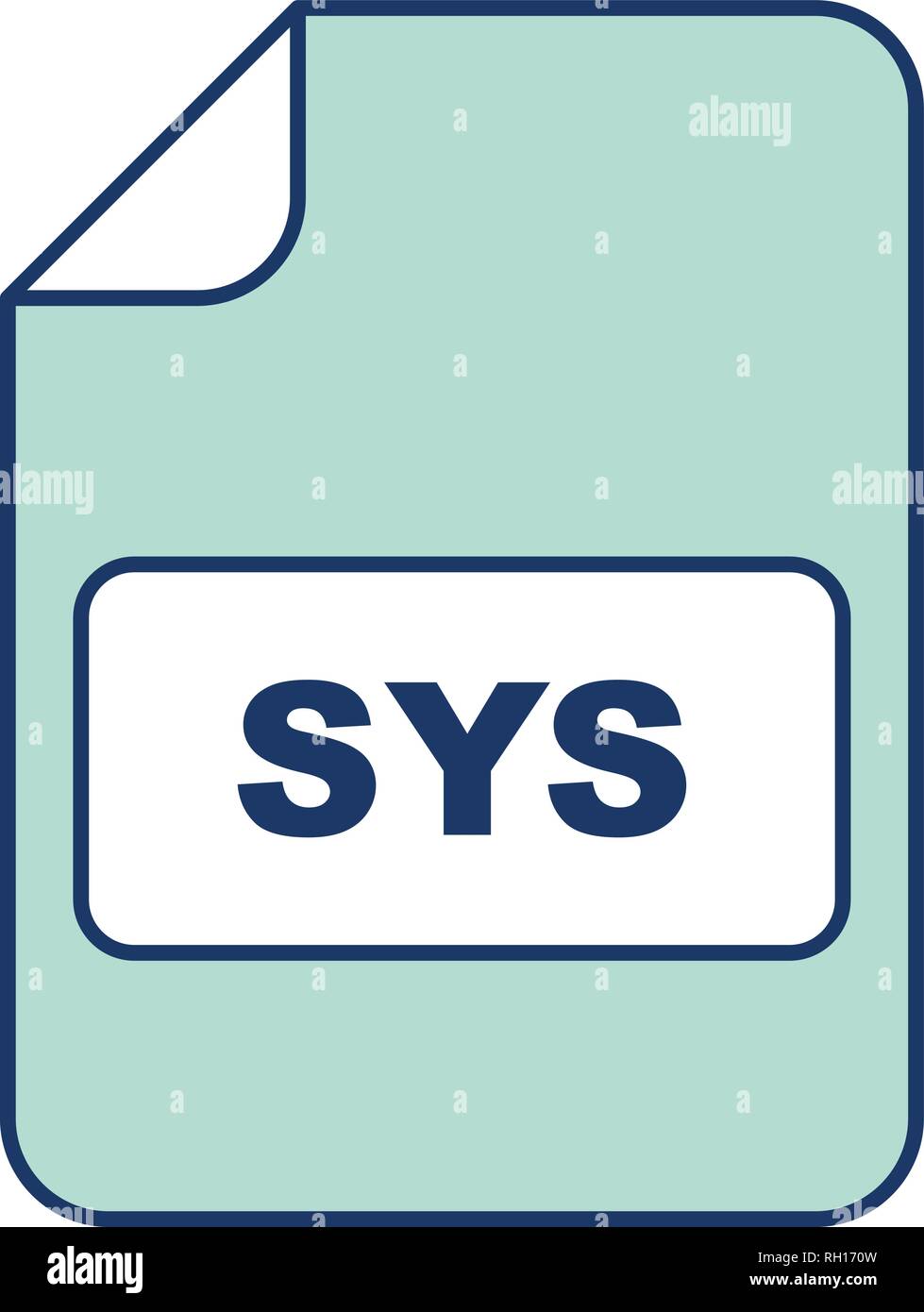 SYS Vector Icon Sign Icon Vector Illustration For Personal And ...