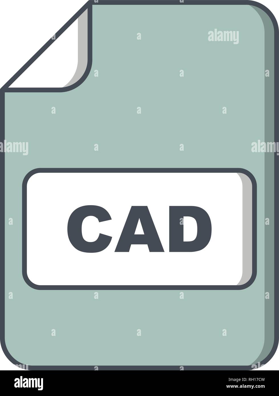 CAD Vector Icon Sign Icon Vector Illustration For Personal And ...