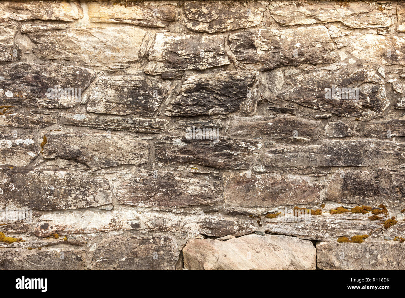 Textures and patterns consept. Detailed closeup background wall made of ...