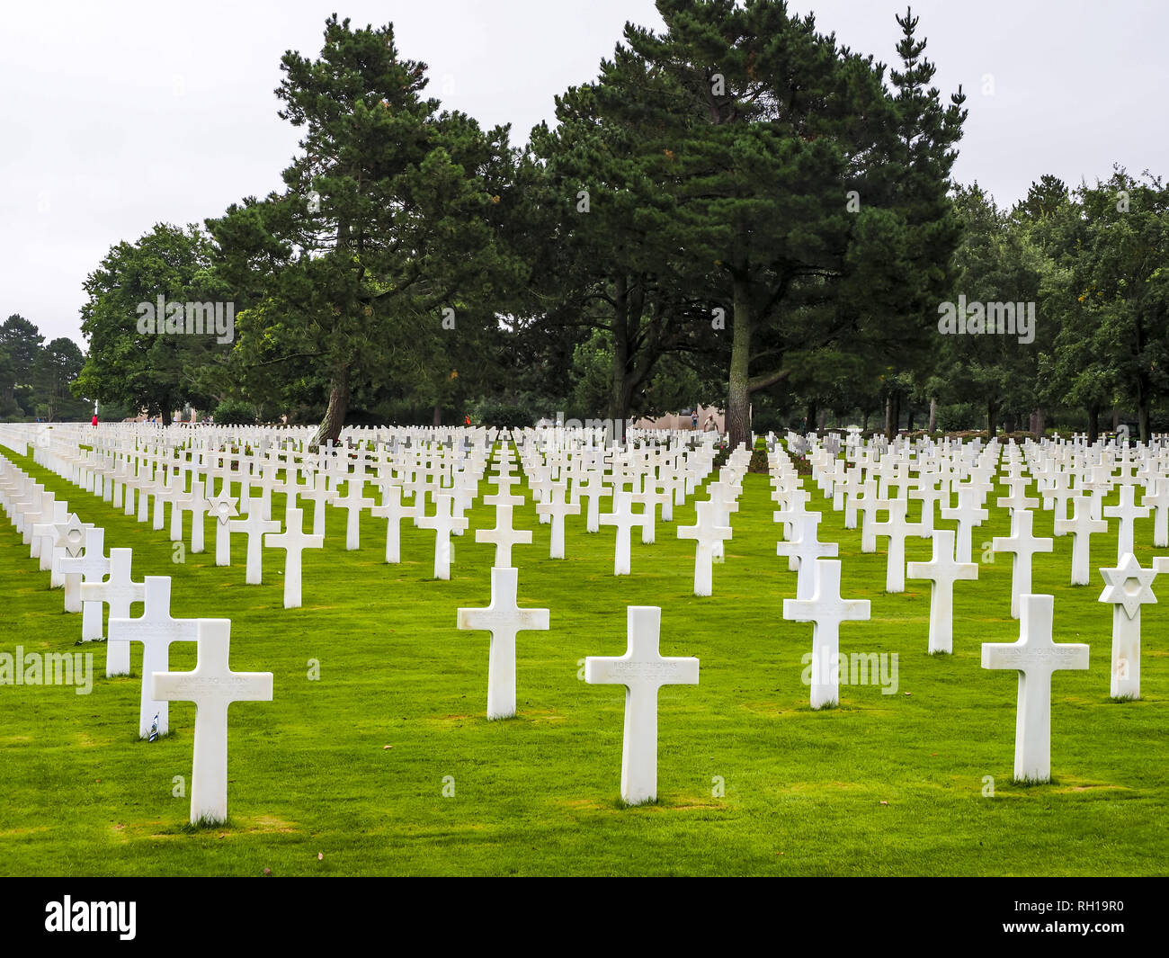 American War Cemetary, Colleville sur Mer, Calvados, Normandy, France ...