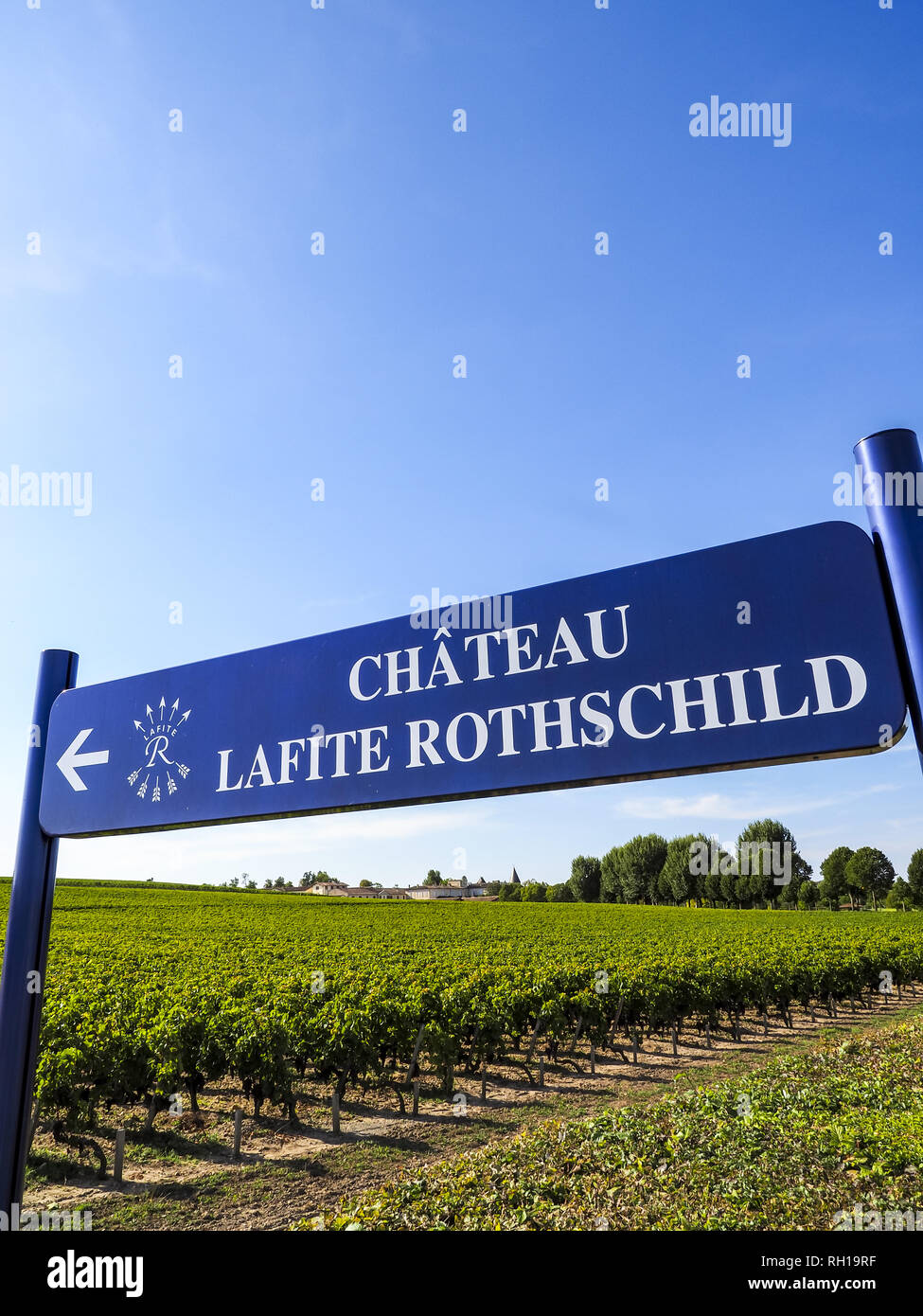 Chateau Lafite Rothschild Stock Photo - Alamy