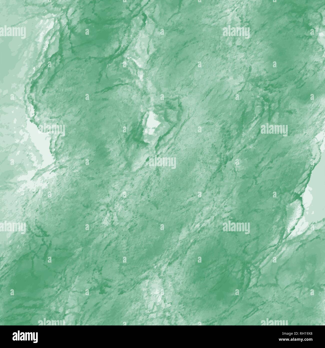green watercolor marble surface background pattern, vector illustration ...