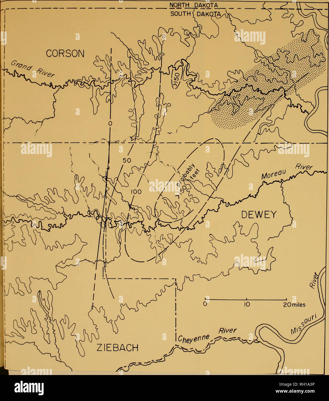 Timber lake map hi-res stock photography and images - Alamy