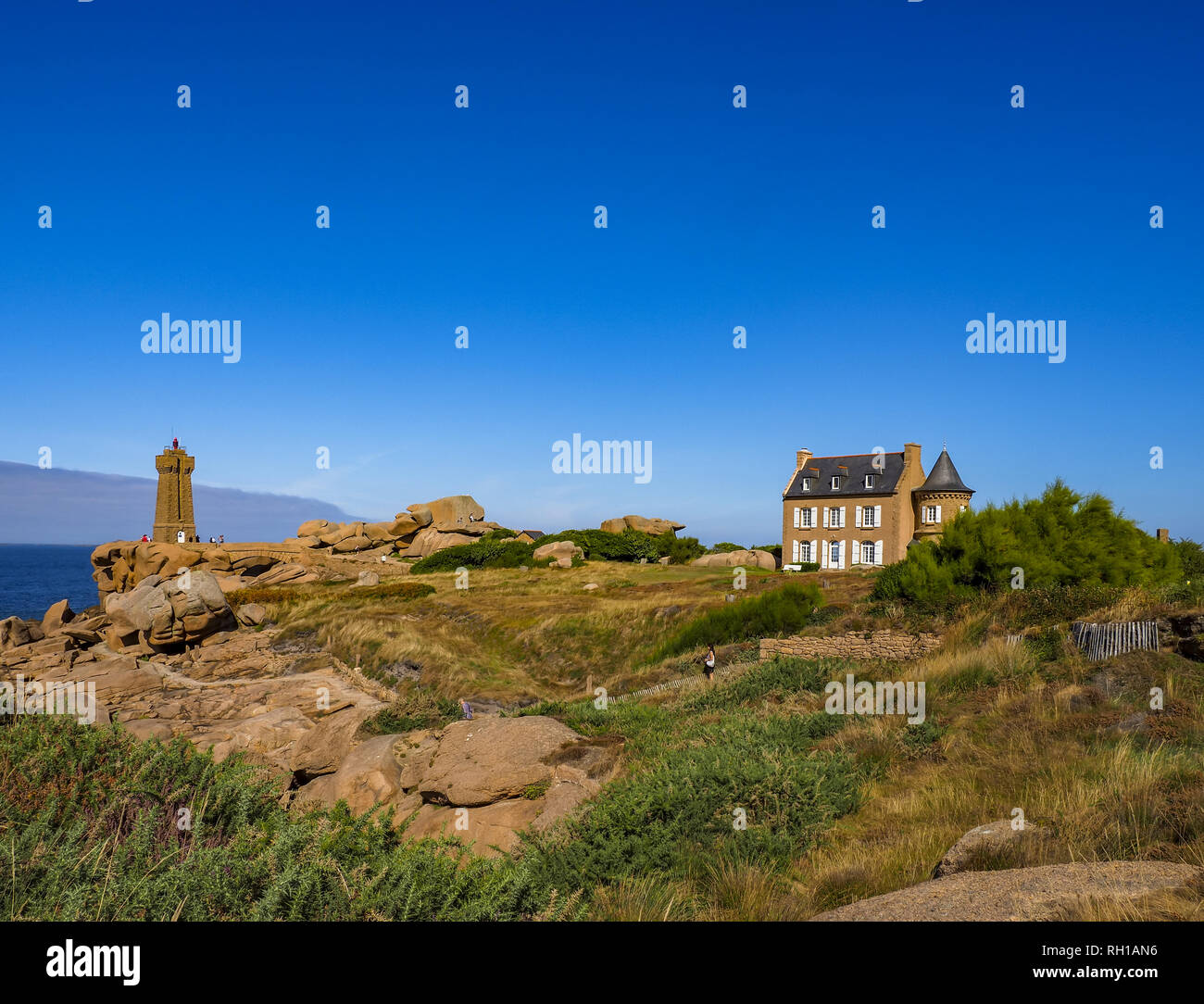 Granit Rose, Ploumanach, Cotes-d Armor, Bretagne, France, Europe Stock ...