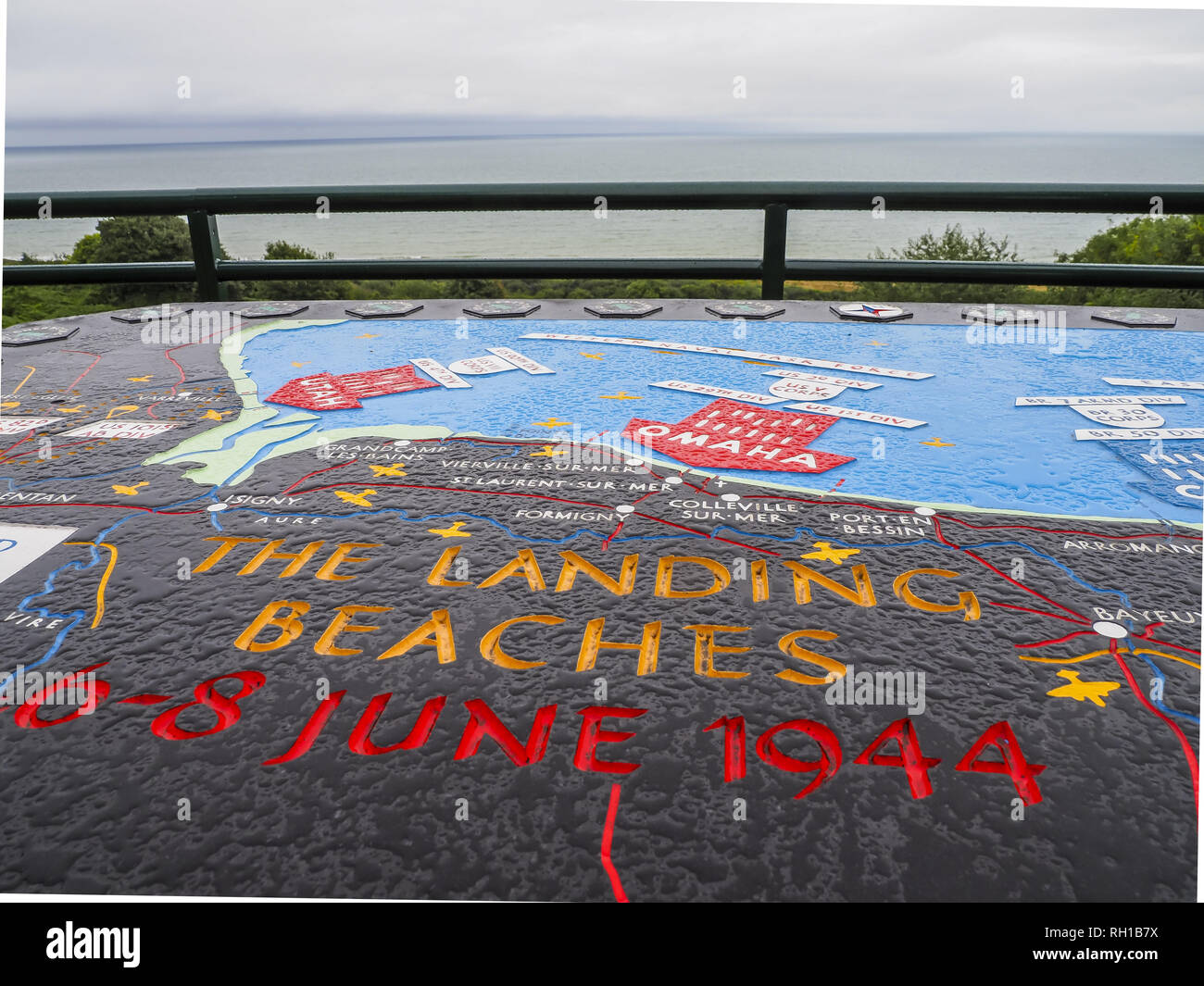 Battle of normandy map hi-res stock photography and images - Alamy