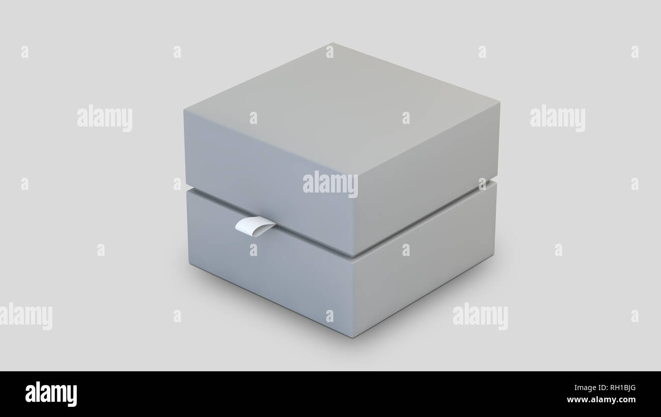 ox packaging mockup 3d rendering isolated Stock Photo - Alamy