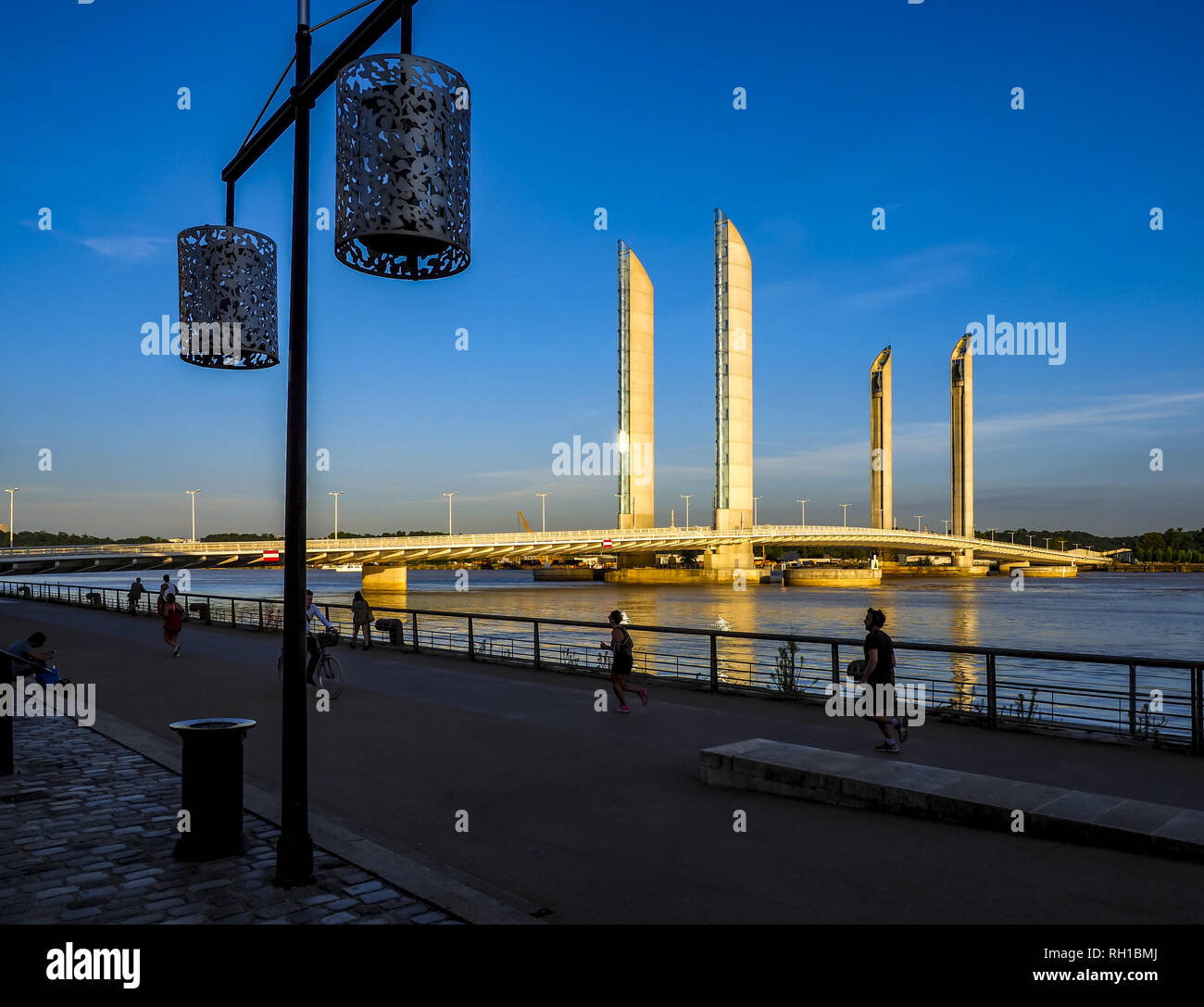Pont Jacques Chaban-Delmas, Bridge, Garonne, Bordeaux, Gironde, France ...