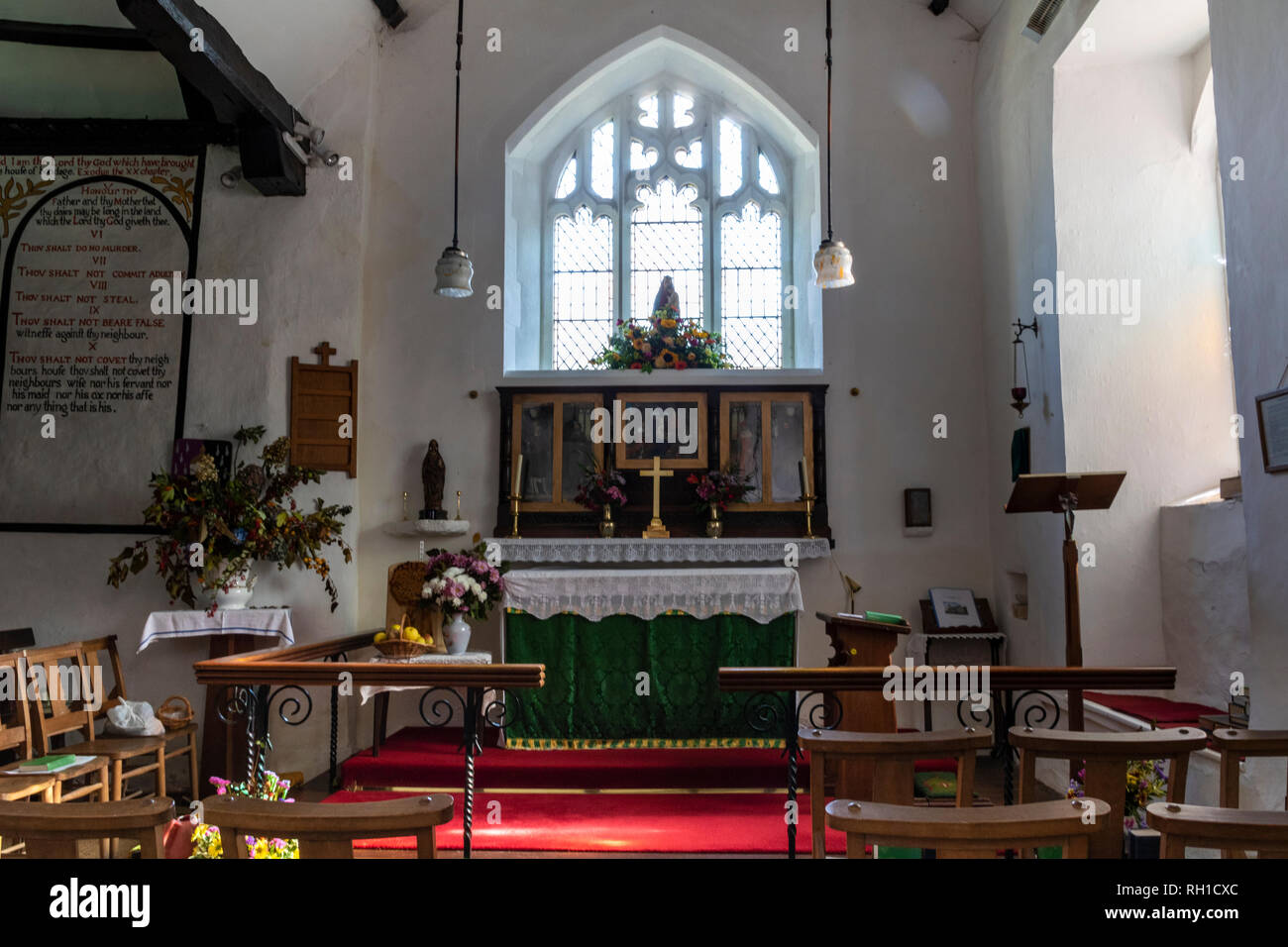 Altar View from the Nave: The Altar, Sanctuary, East Window, Christian ...