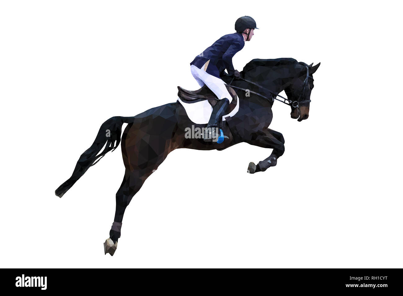 Jumper horse show Cut Out Stock Images & Pictures - Alamy