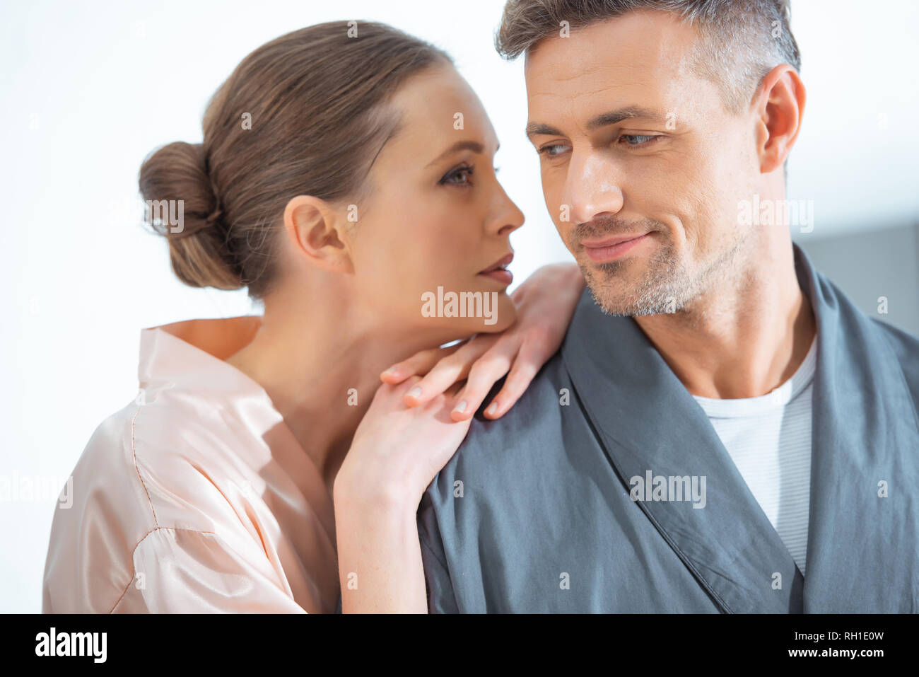 Man and woman in robes hi-res stock photography and images - Alamy