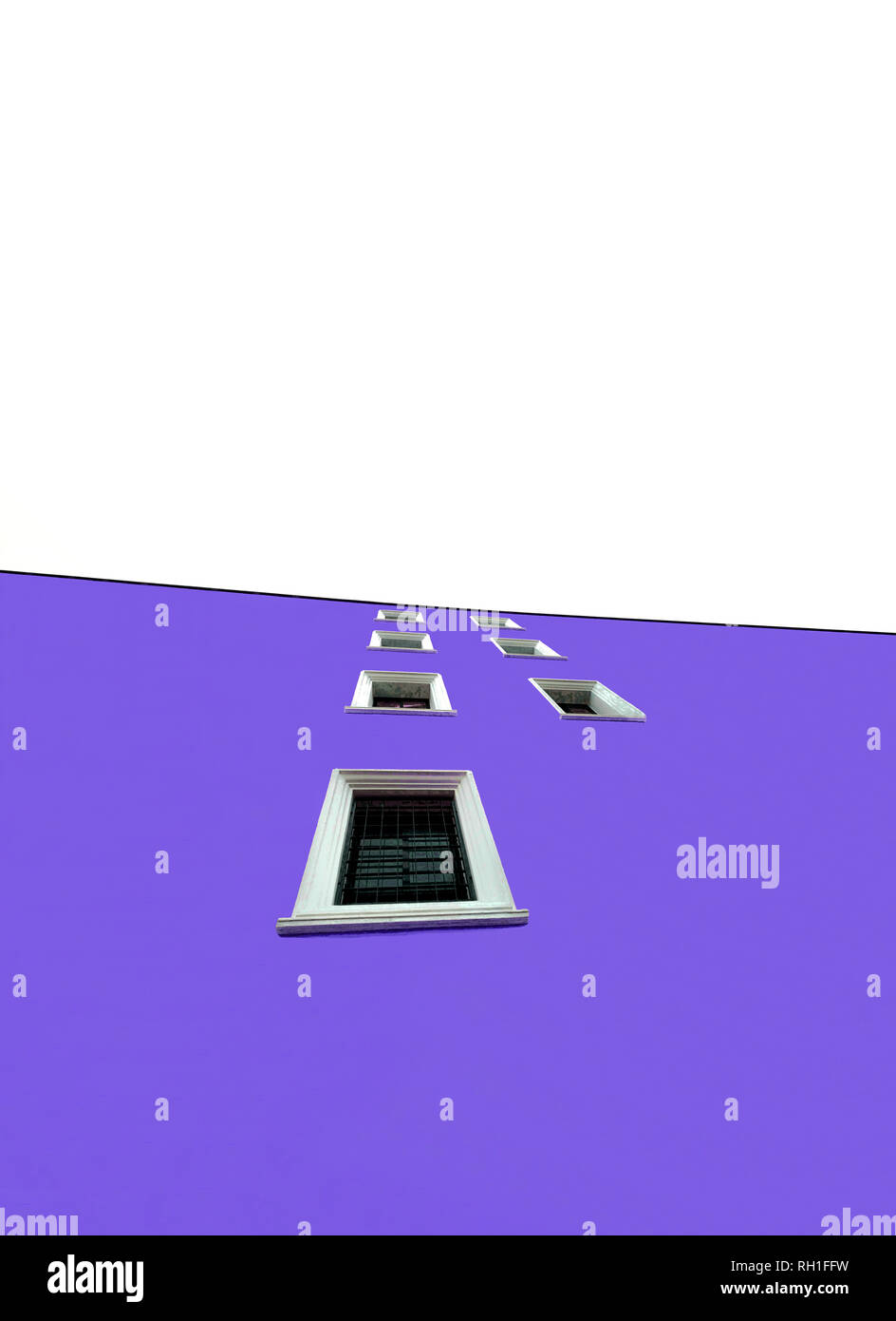 Buildings in modern contemporary architecture with minimalistic ...