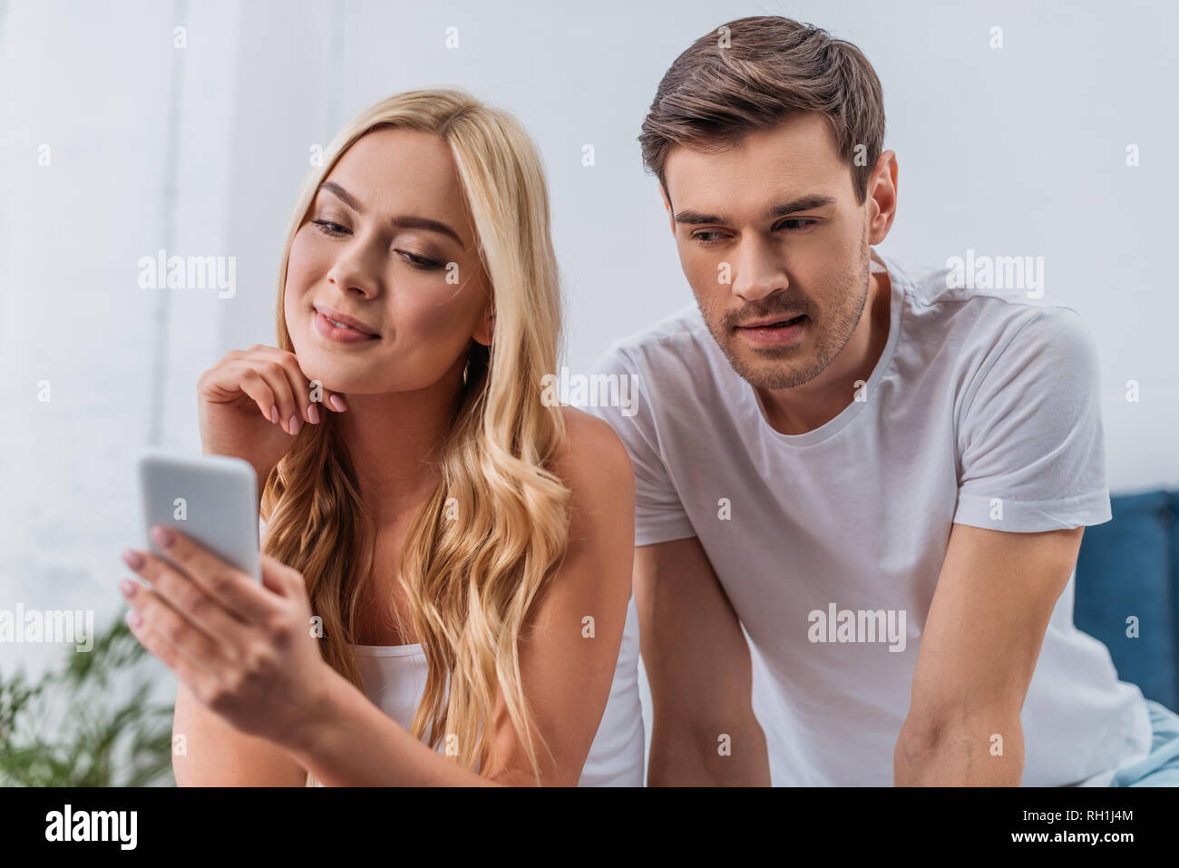 Jealous girlfriend woman hi-res stock photography and images - Alamy