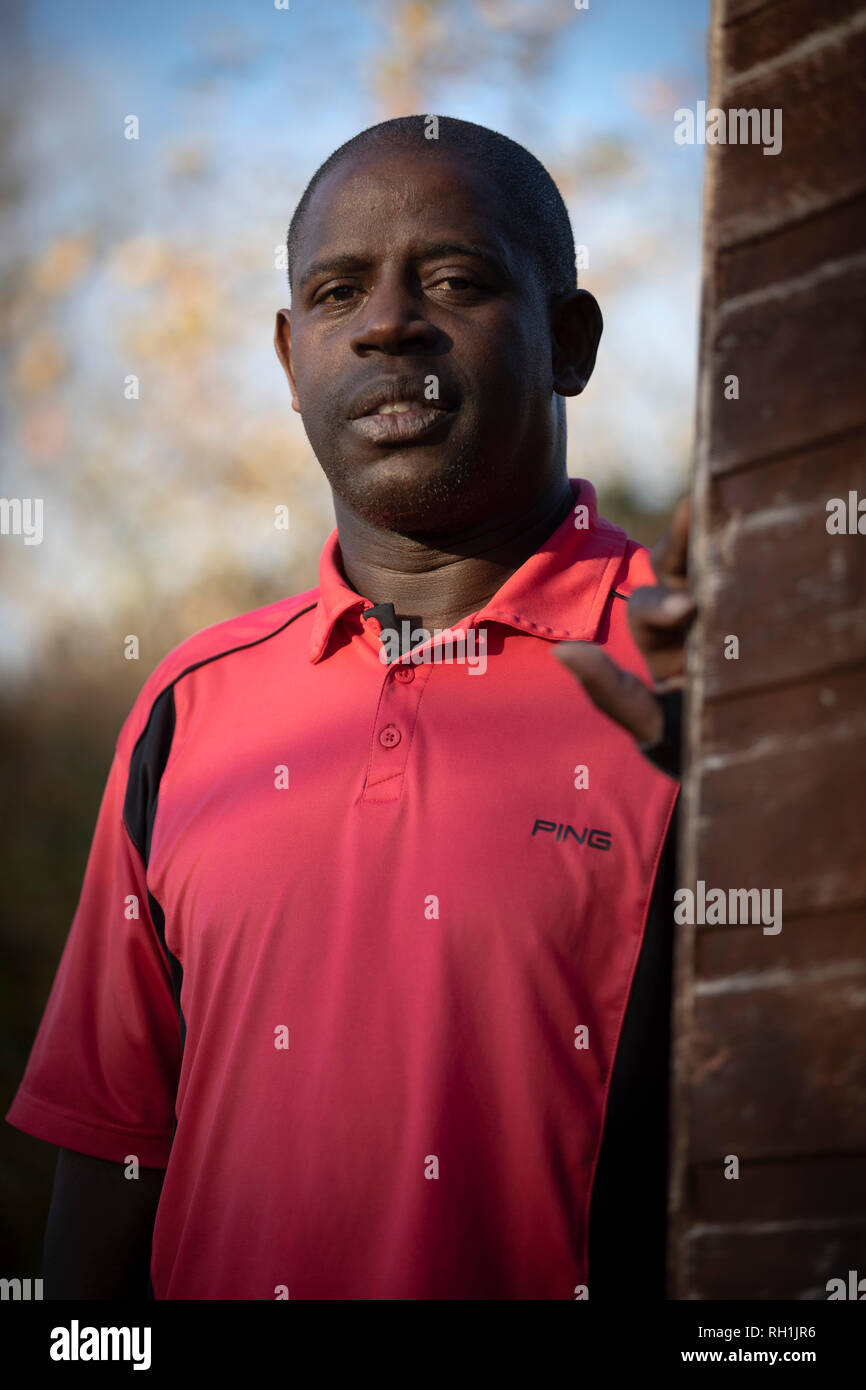 Lenny Johnrose, pictured at his home in Preston, Lancashire. He was an ...