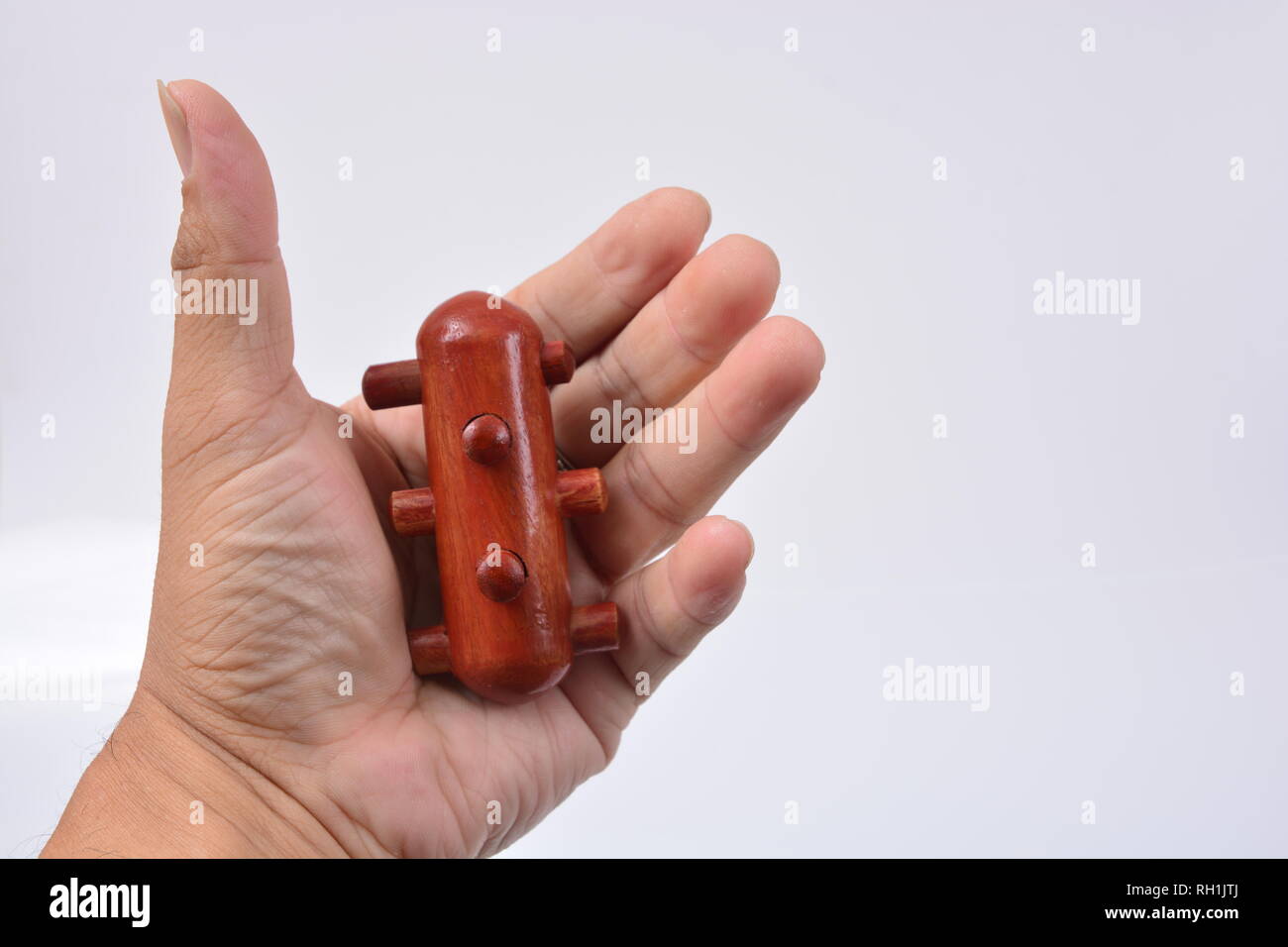 Wood Hand Massage Stock Photo - Alamy