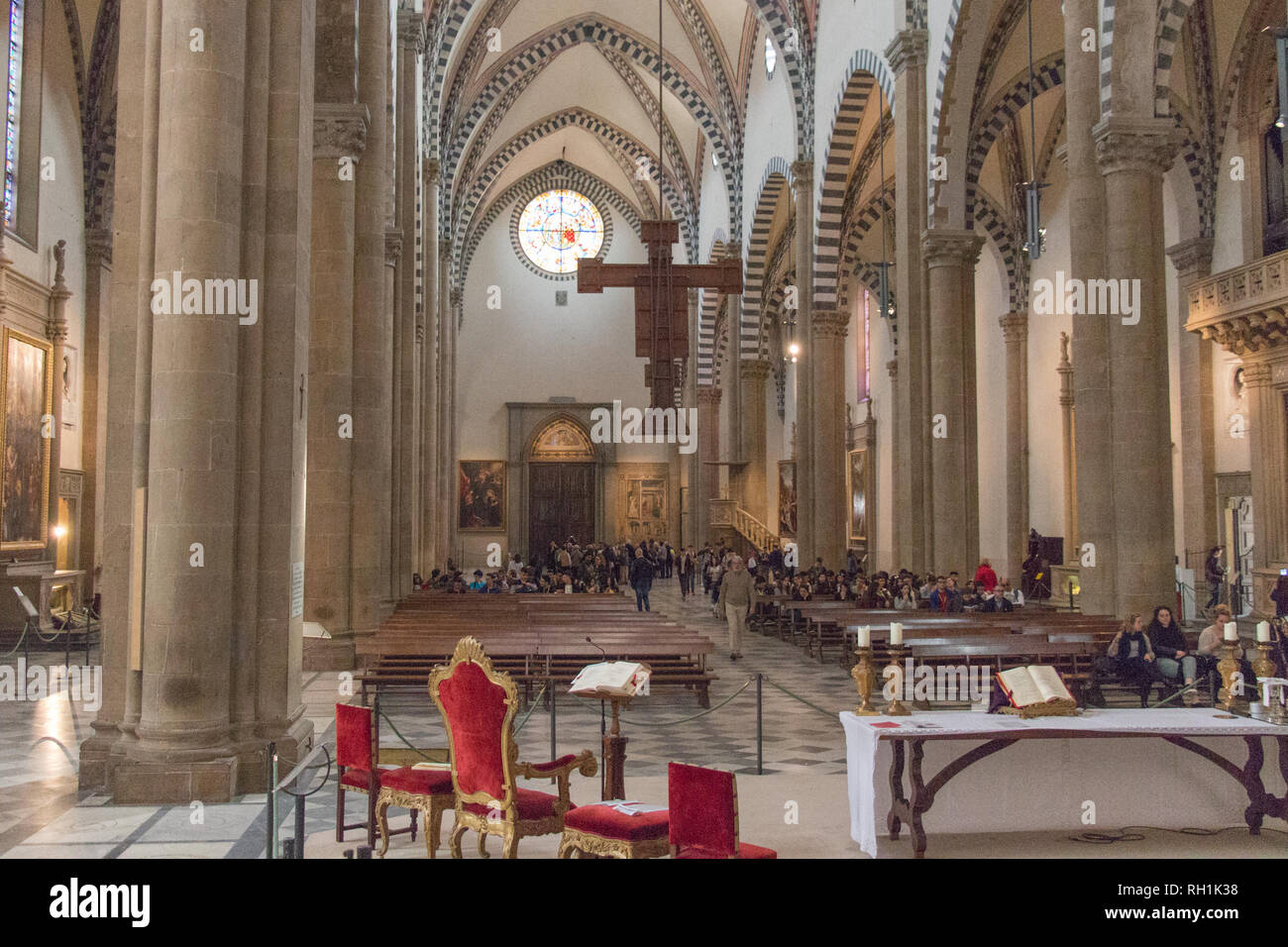 Crucifix giotto santa maria novella hi-res stock photography and images ...