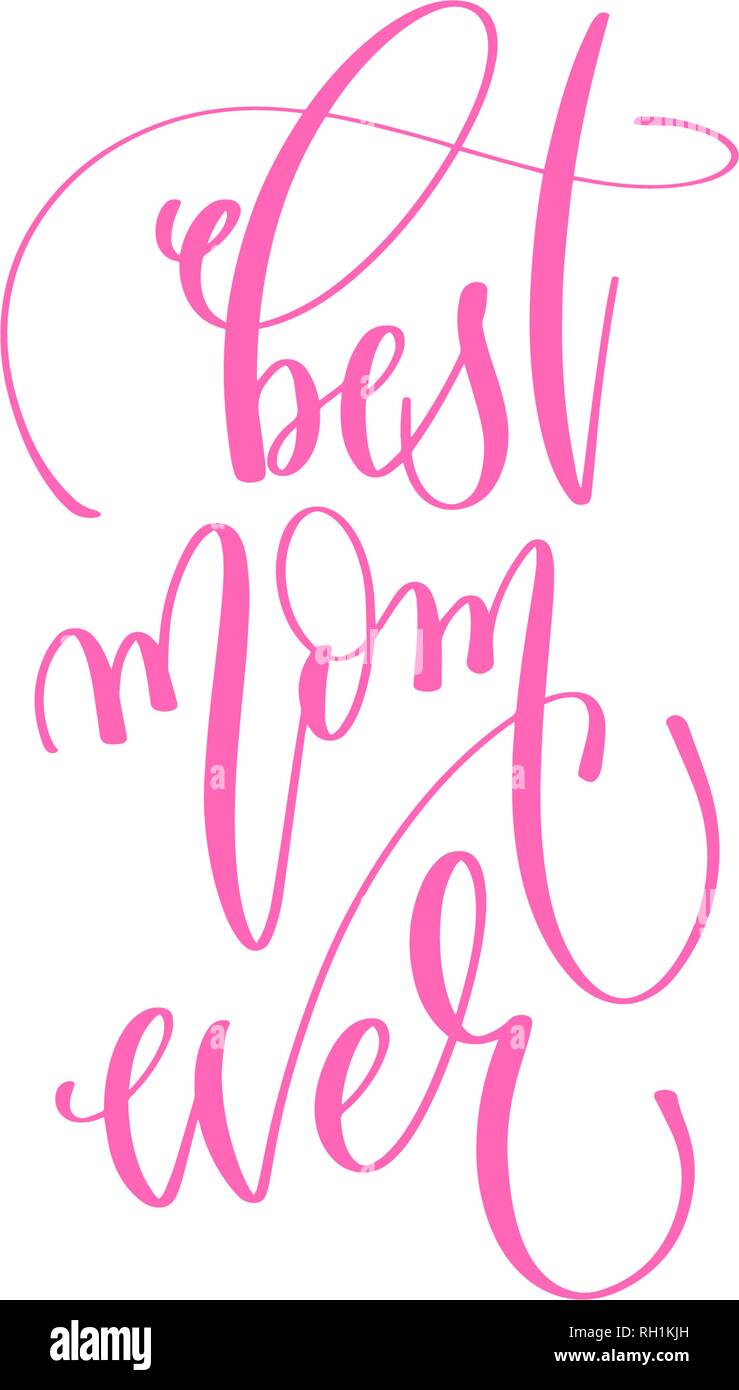 Best mothers ever banner Stock Vector Images - Alamy
