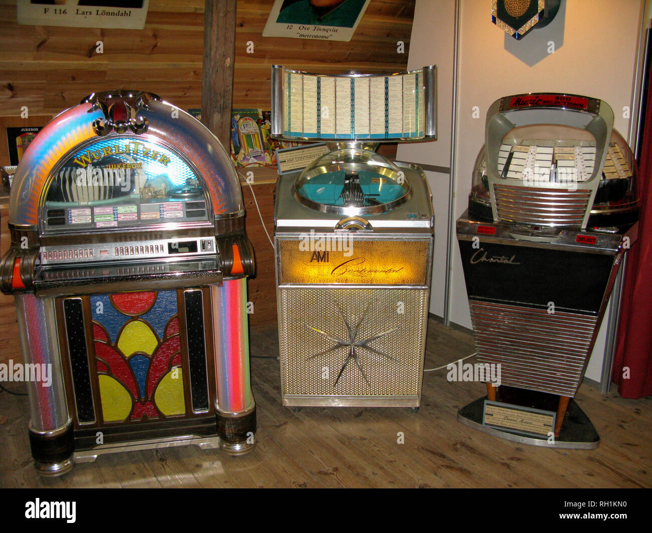 JUKEBOX at Sparreholm Castle jukebox museum Stock Photo - Alamy