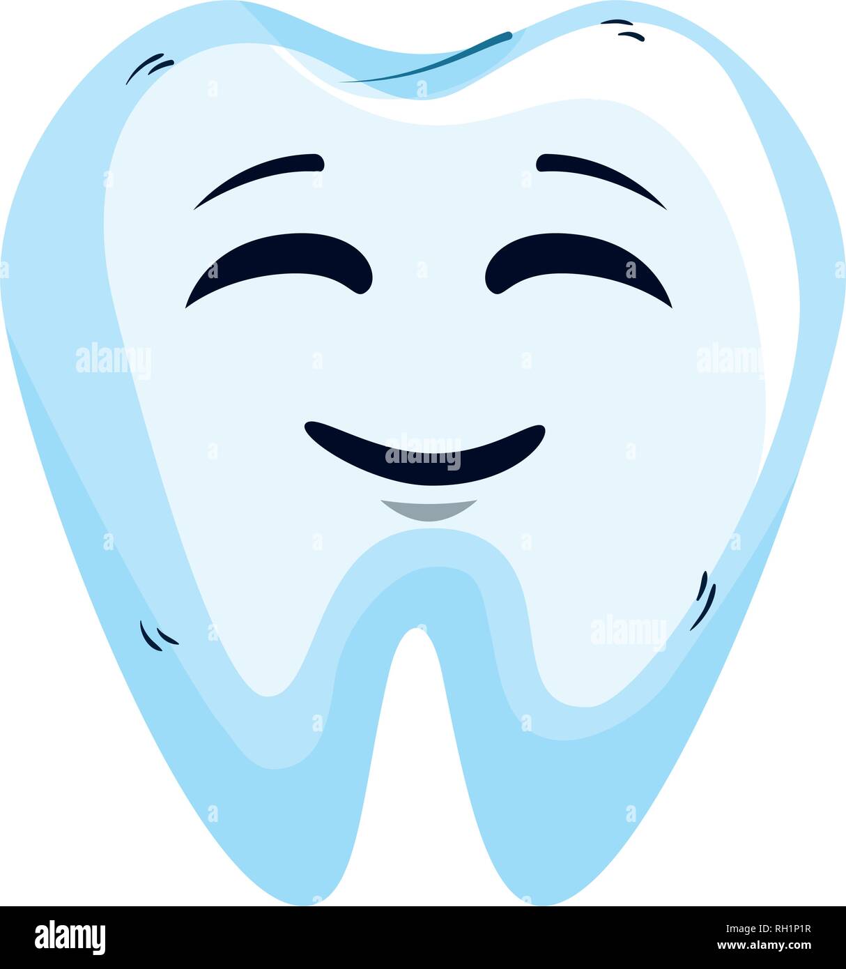 comic tooth happy kawaii character Stock Vector Image & Art - Alamy