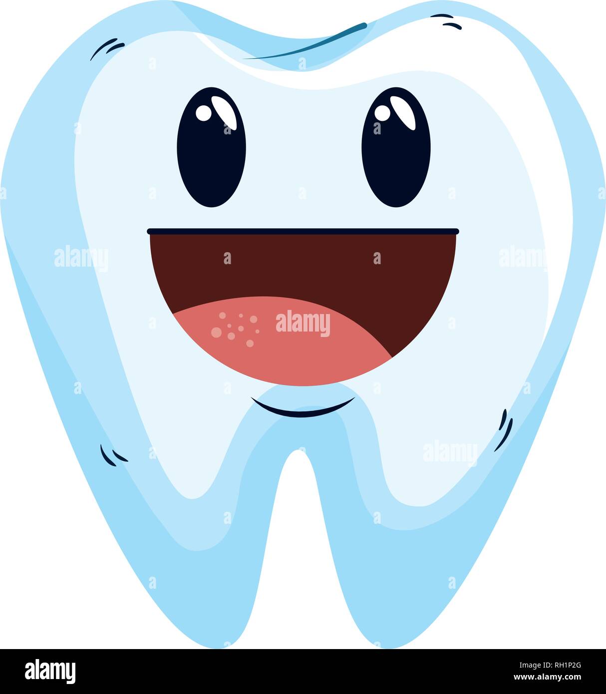 comic tooth happy kawaii character Stock Vector Image & Art - Alamy