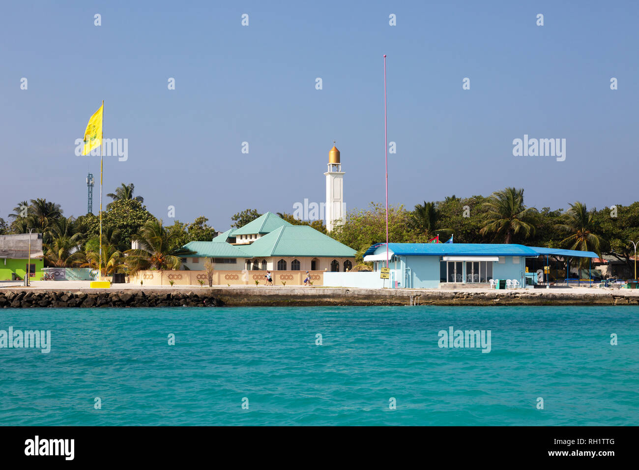 Maldives Island - Ukulhas Island, Alif Alif atoll, the Maldives, Asia ...