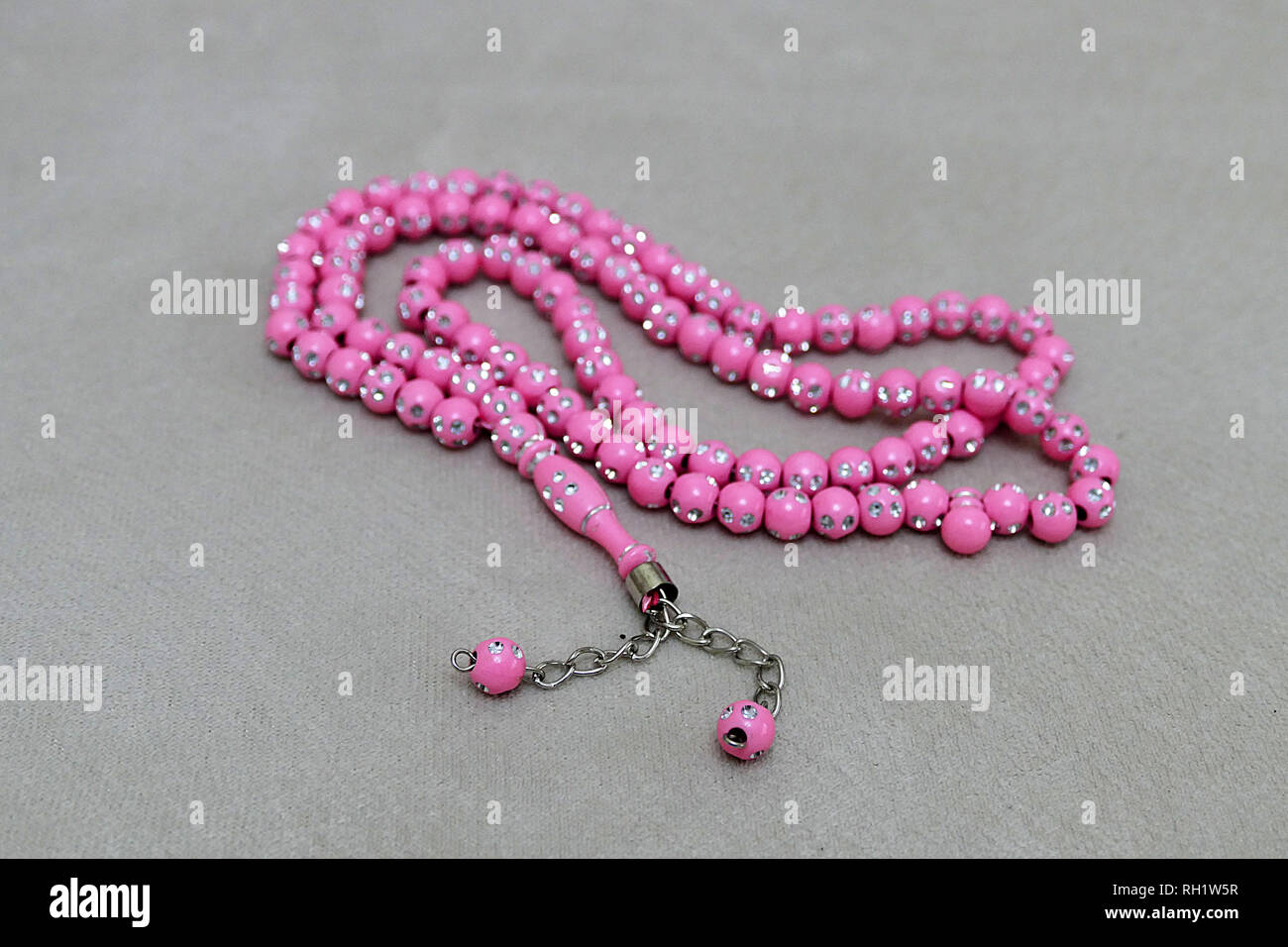 pink rosary, islamic rosary models, colorful rosary pictures Stock ...