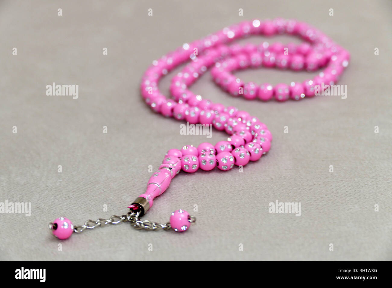 pink rosary, islamic rosary models, colorful rosary pictures Stock ...