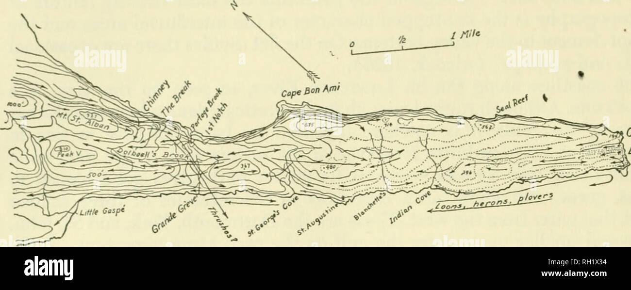 Map of the gaspe peninsula hi-res stock photography and images - Alamy