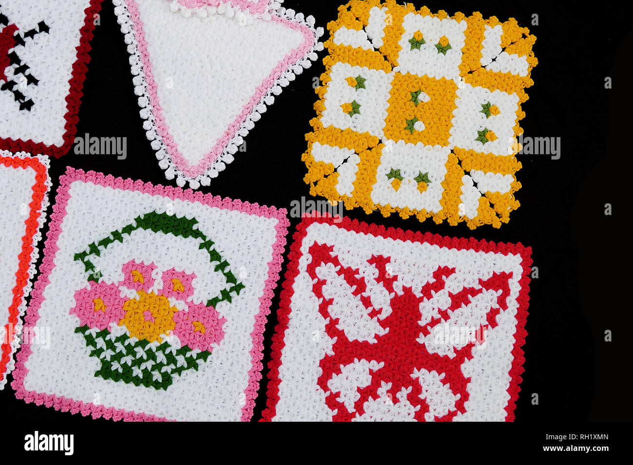 hand-knitted bath fiber, bath fibers with great patterns, bath fibers ...