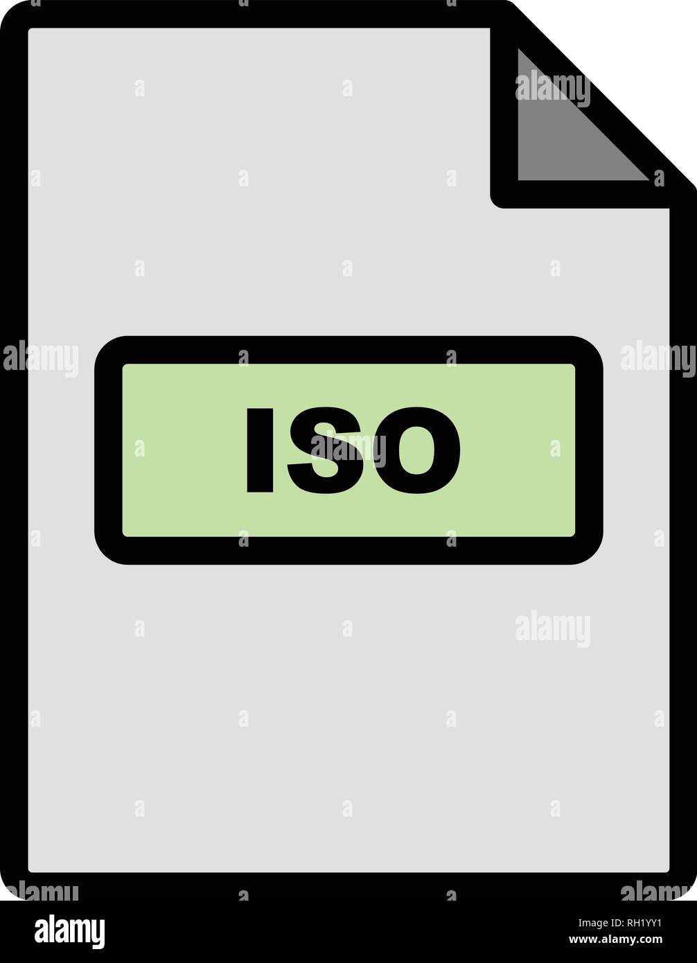 ISO Vector Icon Sign Icon Vector Illustration For Personal And ...