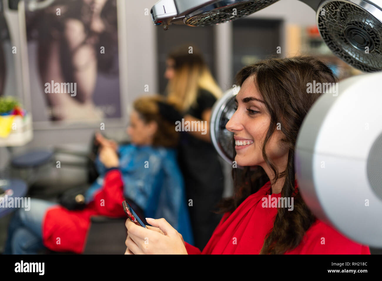 Mobile hairdressing salon hi-res stock photography and images - Alamy