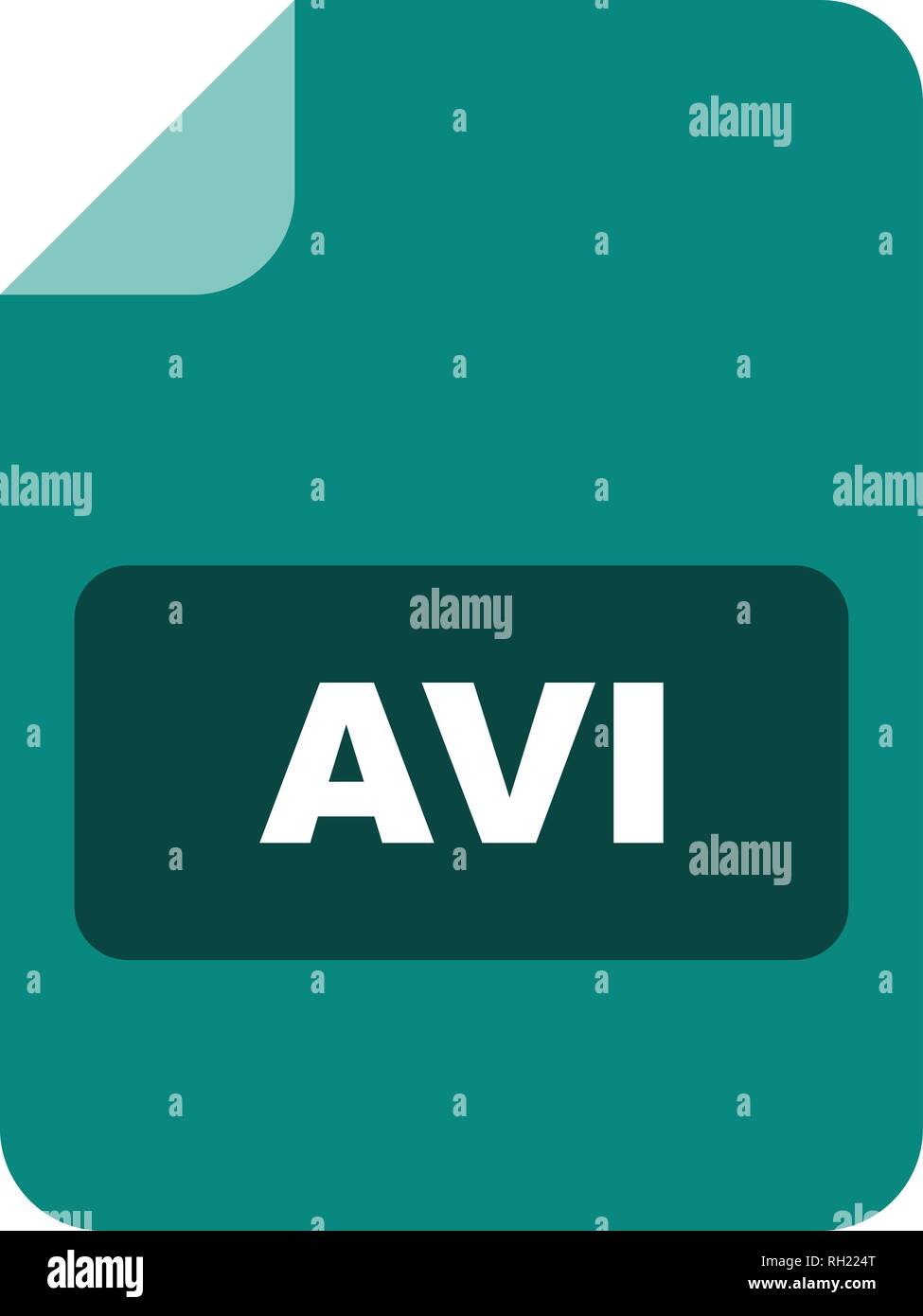 Avi format vector vectors hi-res stock photography and images - Alamy