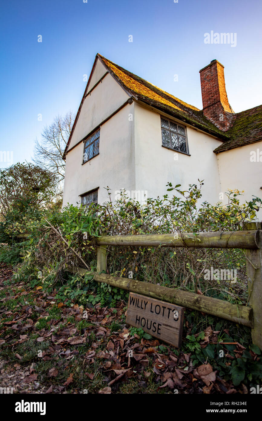 Willie Lott'S Cottage Dedham Suffolk Stock Photo - Alamy