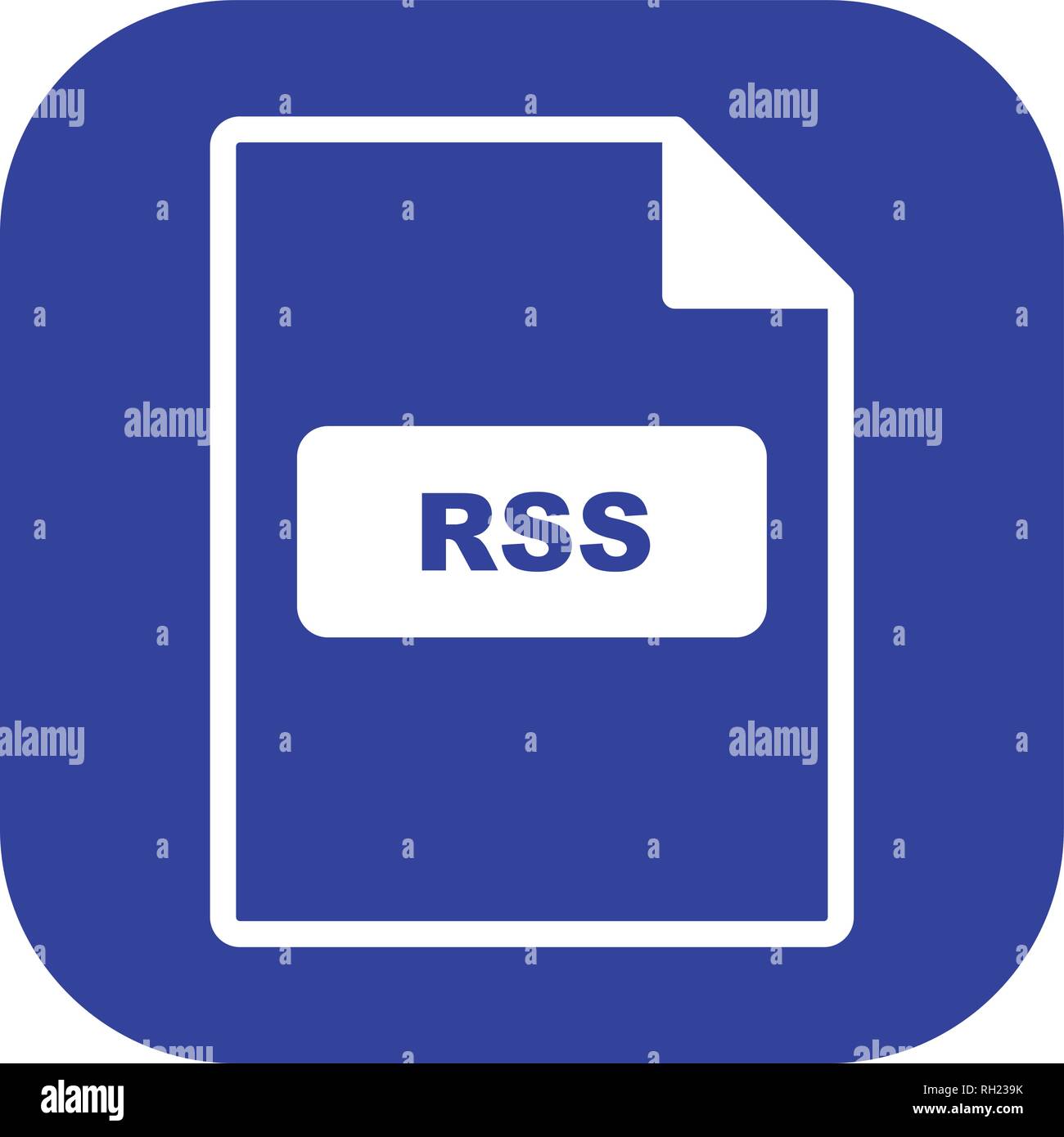 RSS Vector Icon Sign Icon Vector Illustration For Personal And ...