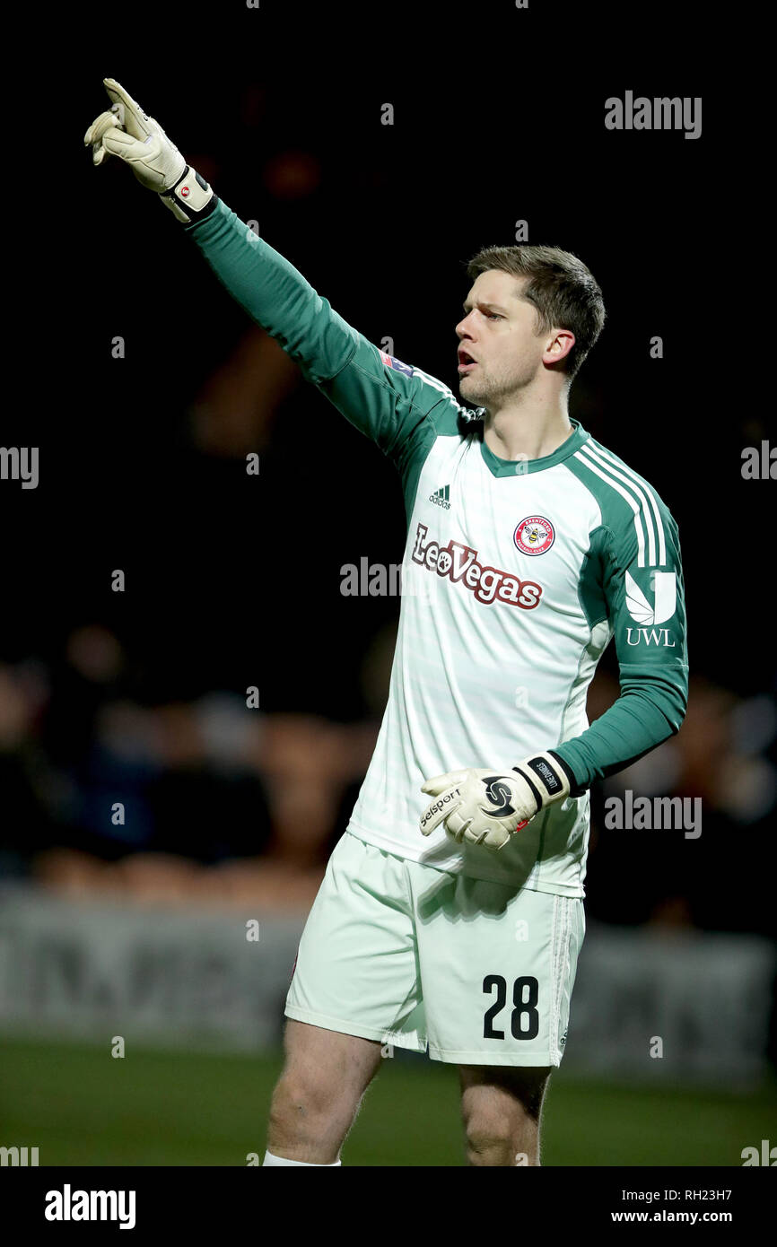 Luke Daniels, Brentford Stock Photo - Alamy
