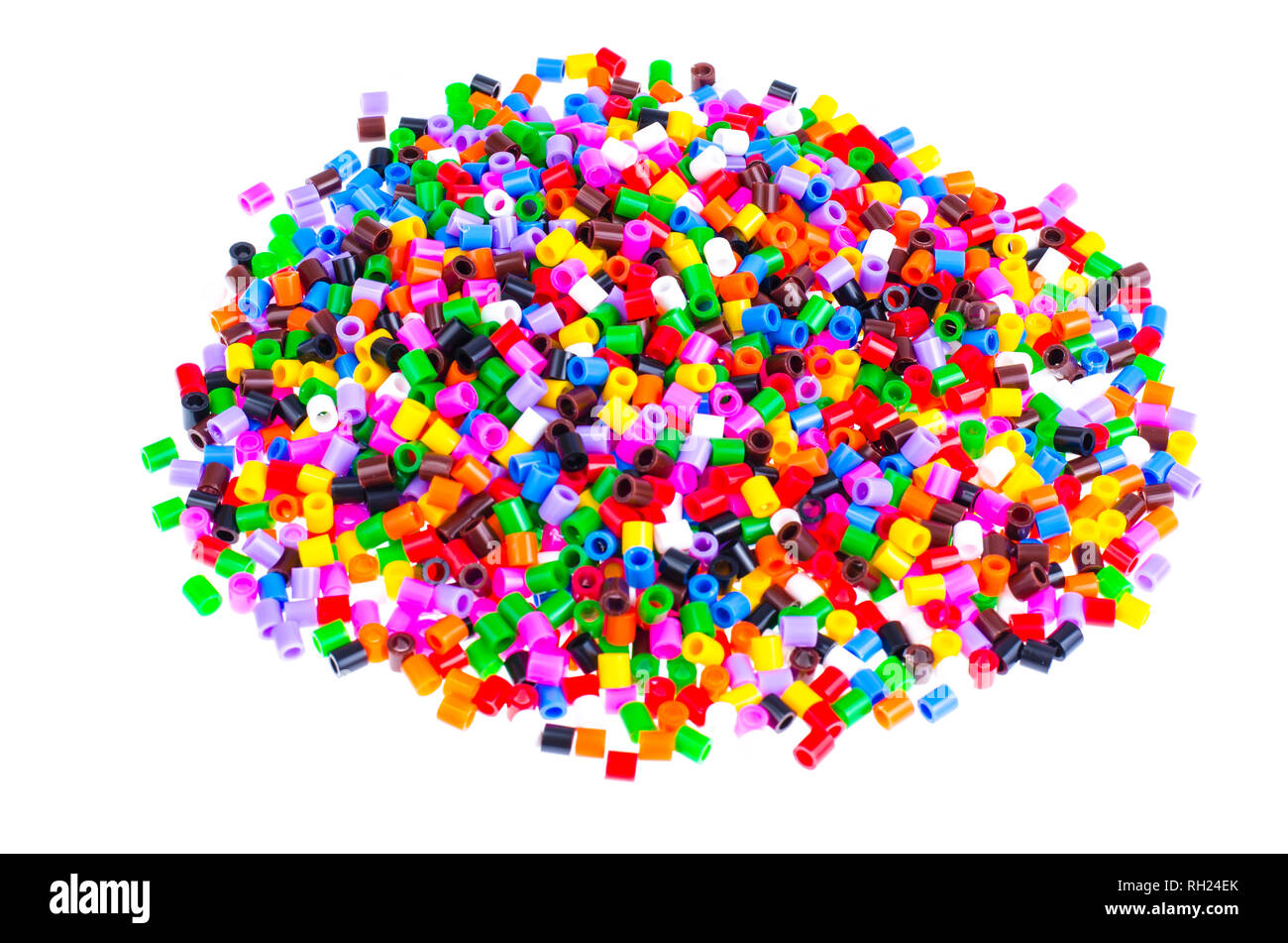 Mix color plastic particles children's mosaic. Studio Photo Stock Photo ...