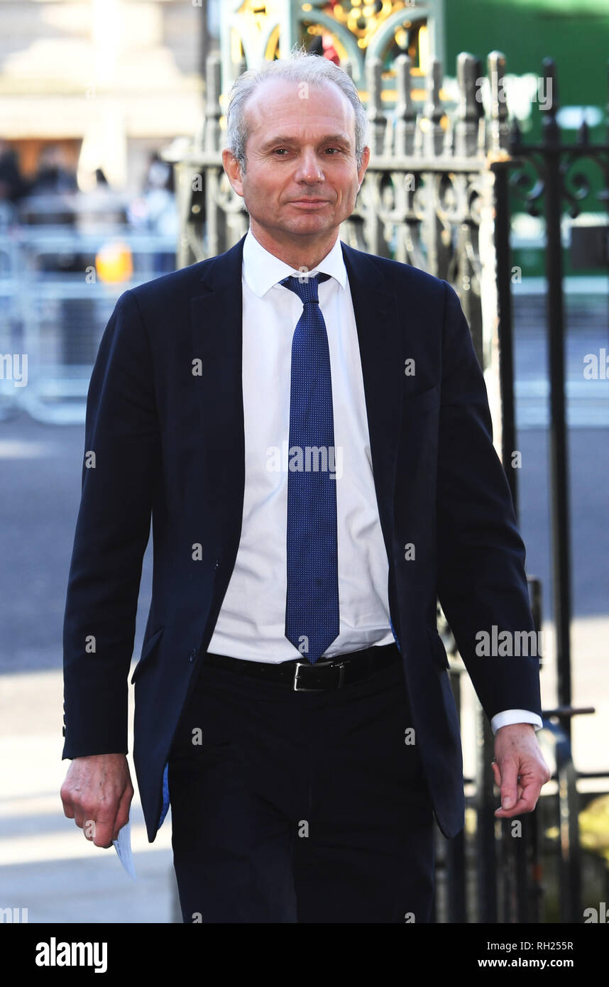 Chancellor of the Duchy of Lancaster David Lidington at a service of ...