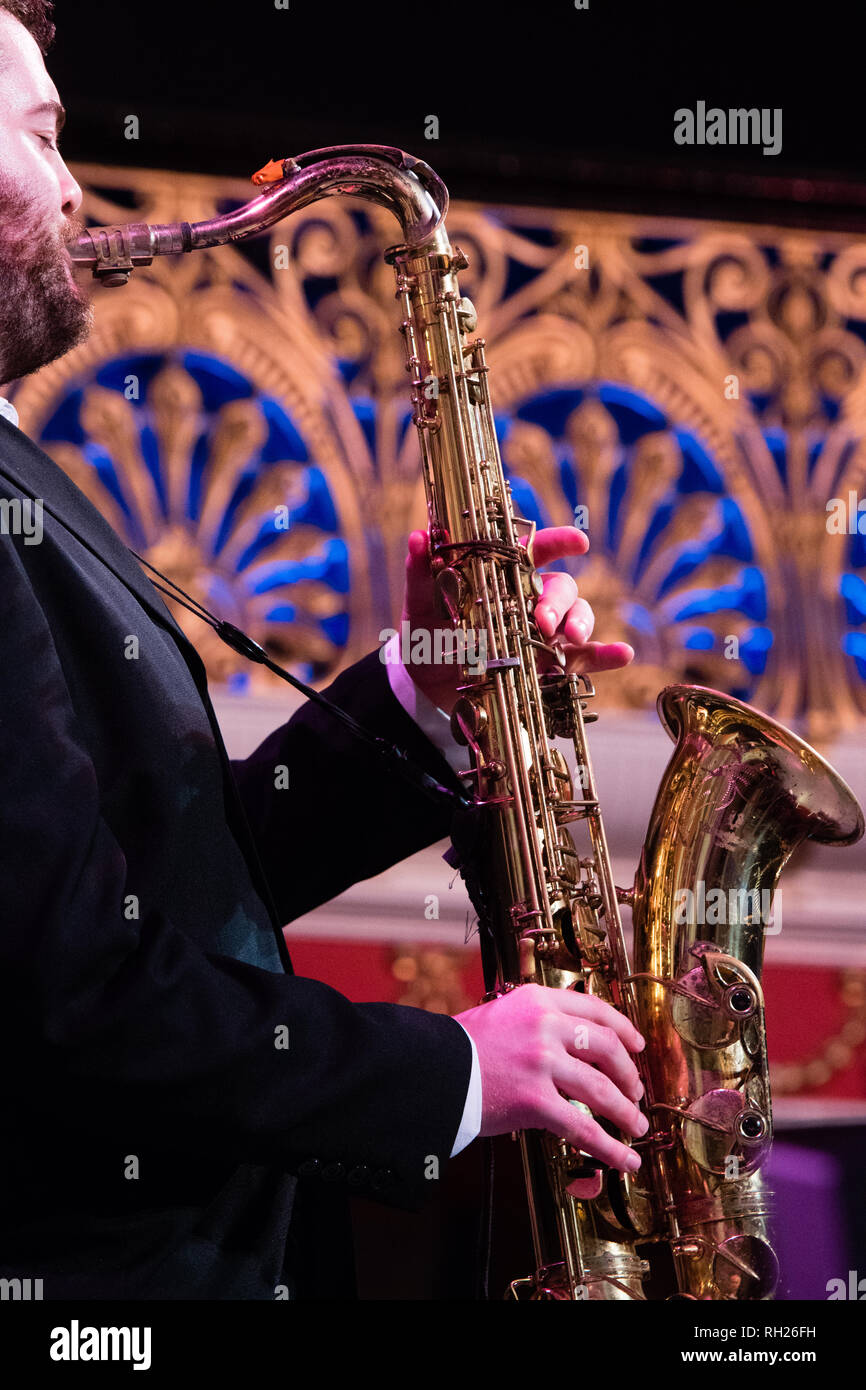 Saxophone museum hi-res stock photography and images - Alamy