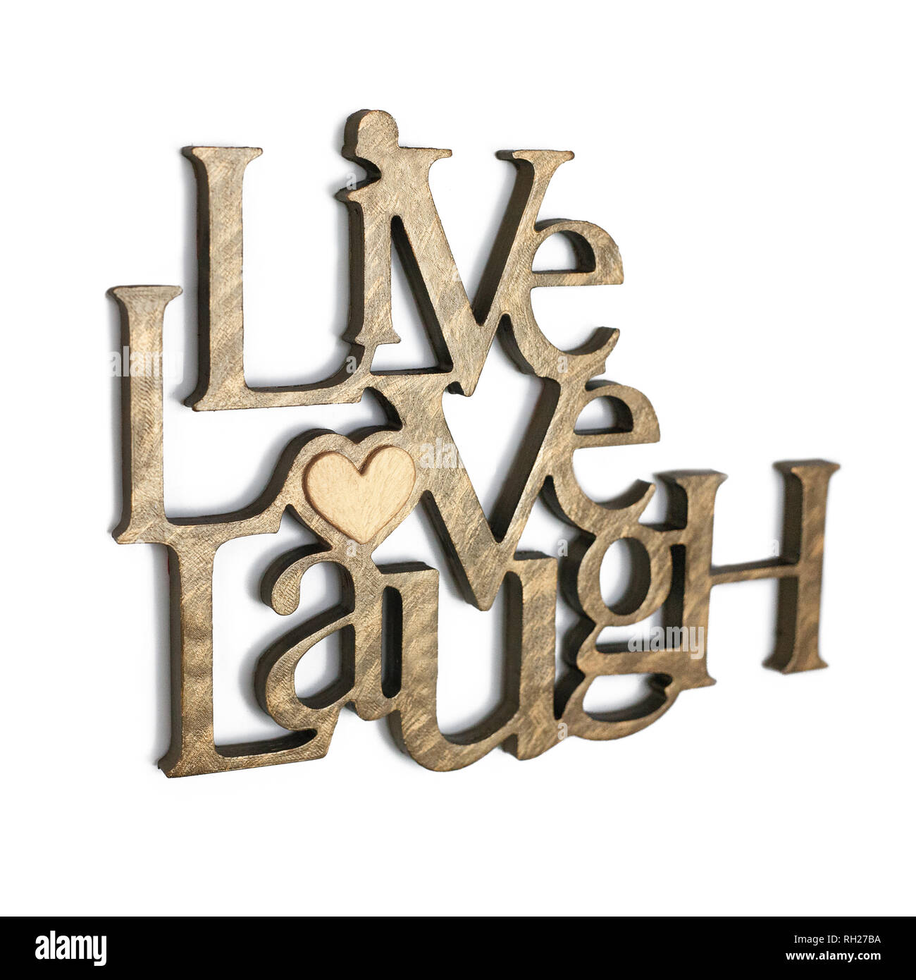 Live laugh love sign hi-res stock photography and images - Alamy