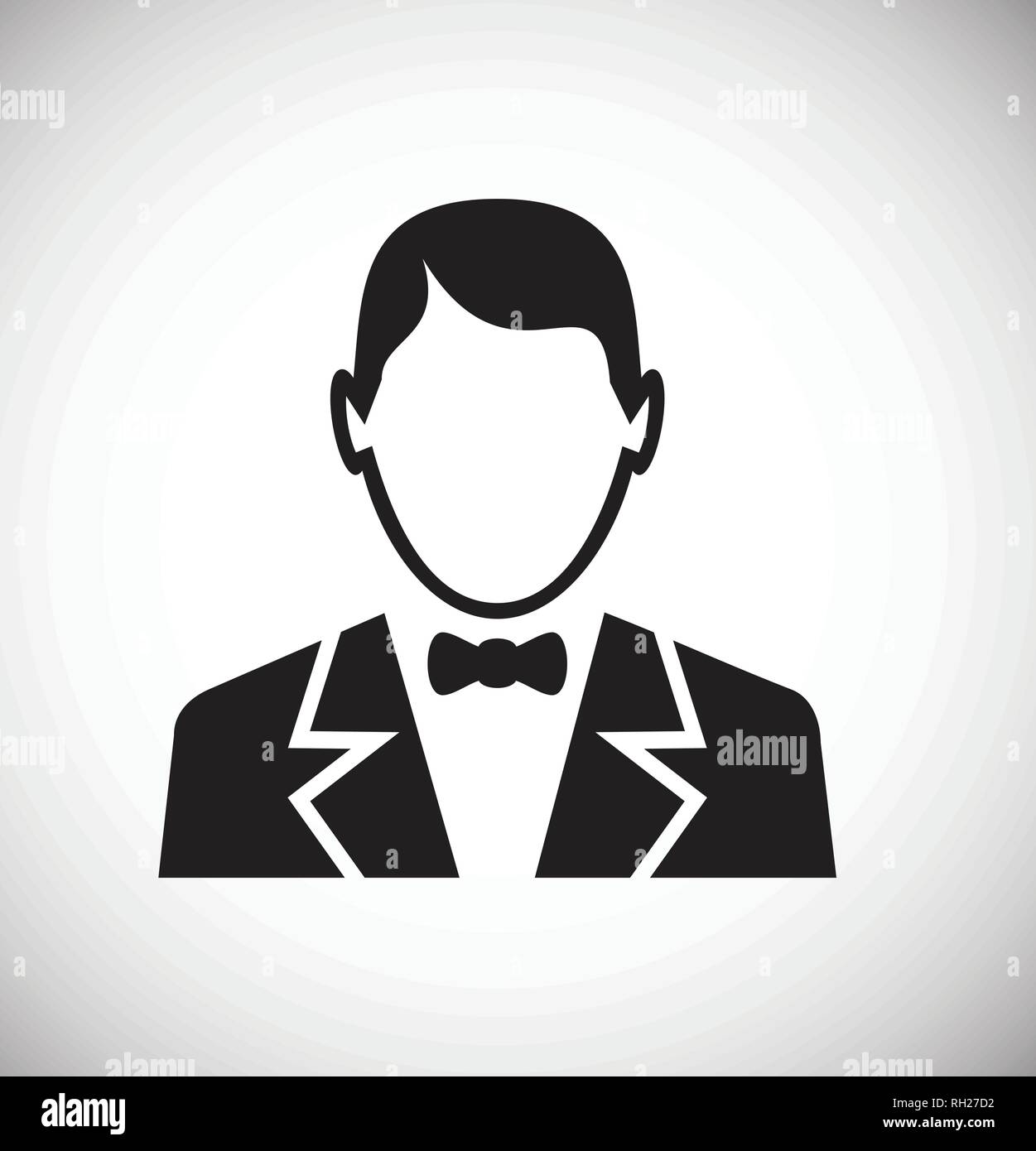 Profile icon on white background for graphic and web design, Modern ...