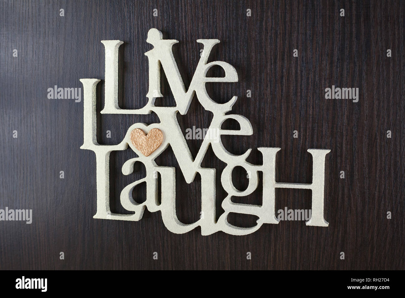 Live laugh love sign hi-res stock photography and images - Alamy